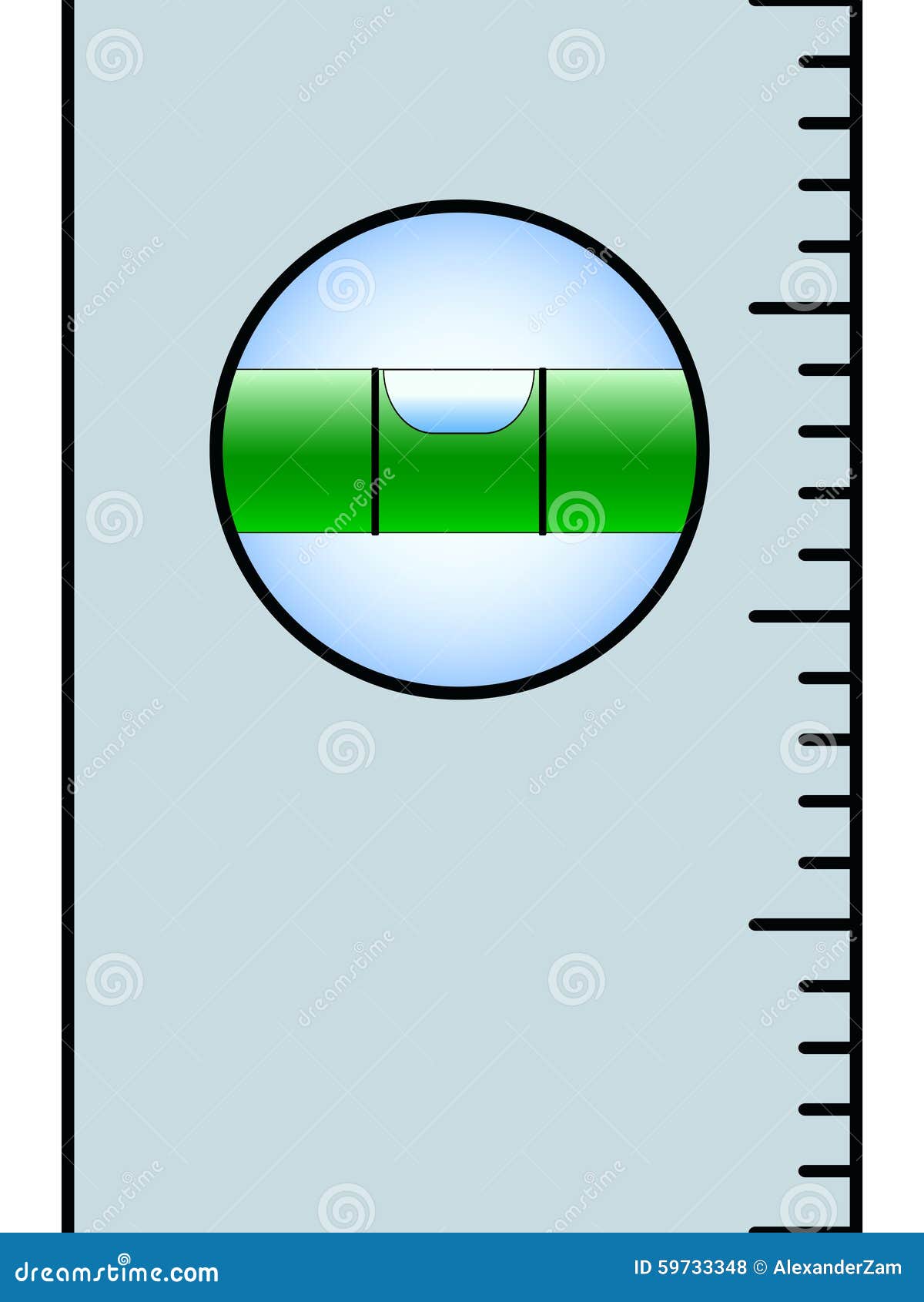 Level tool stock vector. Illustration of rule, bleb, line - 59733348