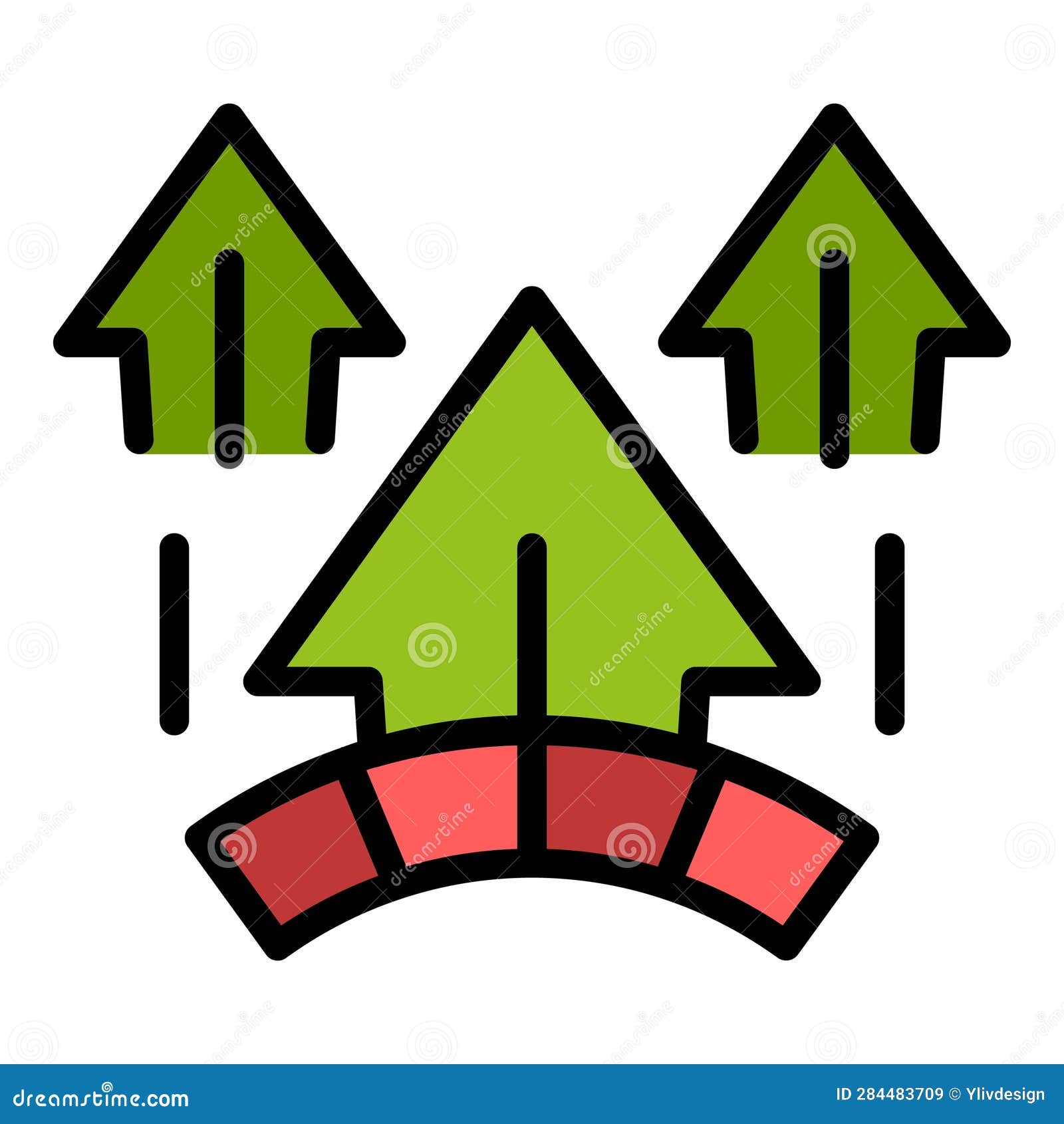 Level up icon vector flat stock illustration. Illustration of isolated ...