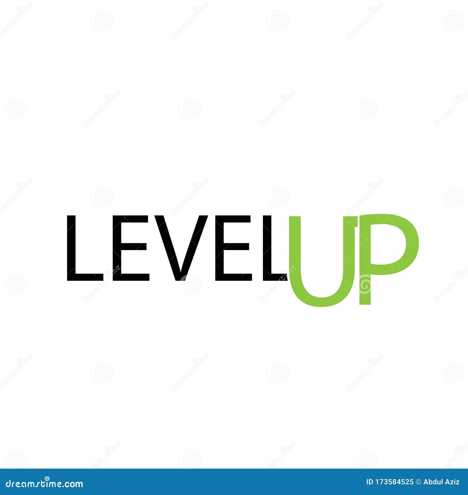 Level up logo vector stock vector. Illustration of management - 173584525