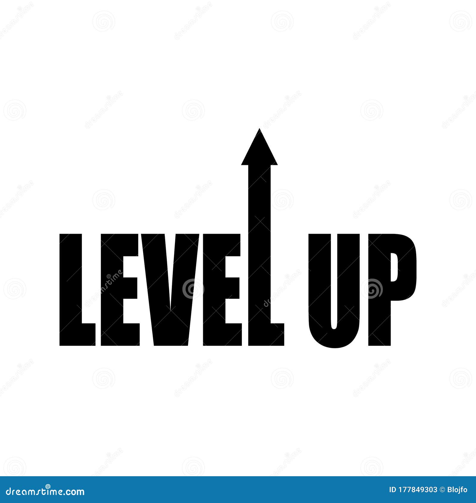 Level Up Logotype Vector Template Stock Vector - Illustration of ...