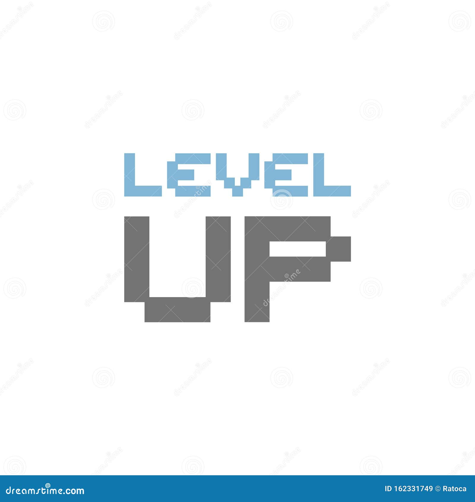 Level up message stock vector. Illustration of chat - 162331749
