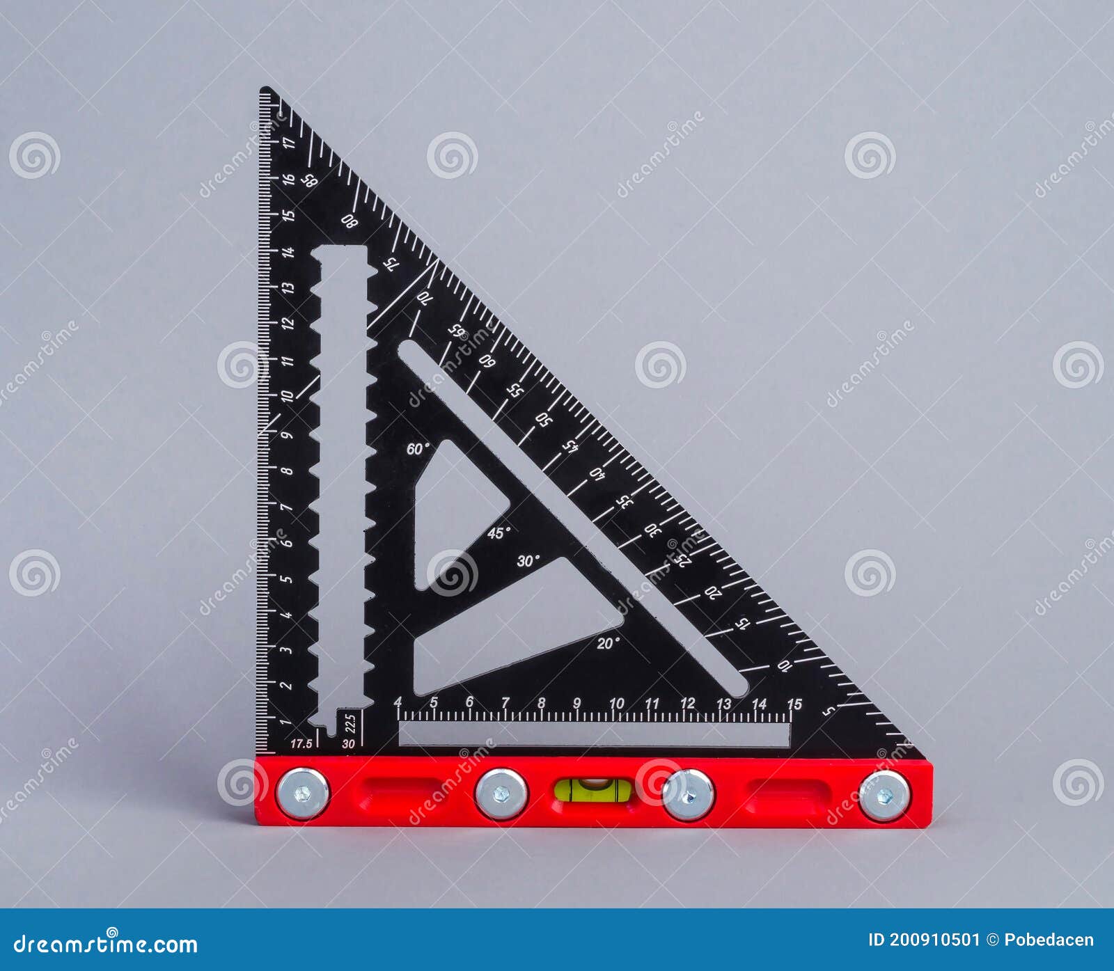 Leveler Tool, Triangular Ruler with Level for Repair and Construction ...