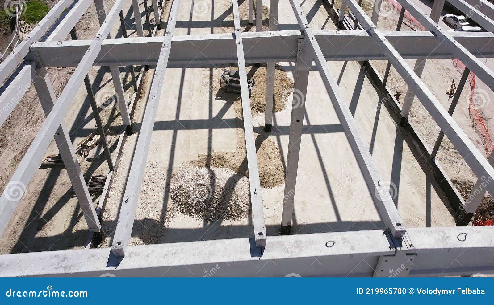 Leveling and Compaction of Soil on the Construction Site. Modern Mini ...