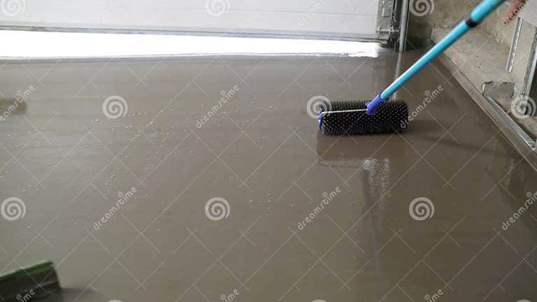 Needle Roller for Self-leveling Floors, Close-up of a Needle Roller ...