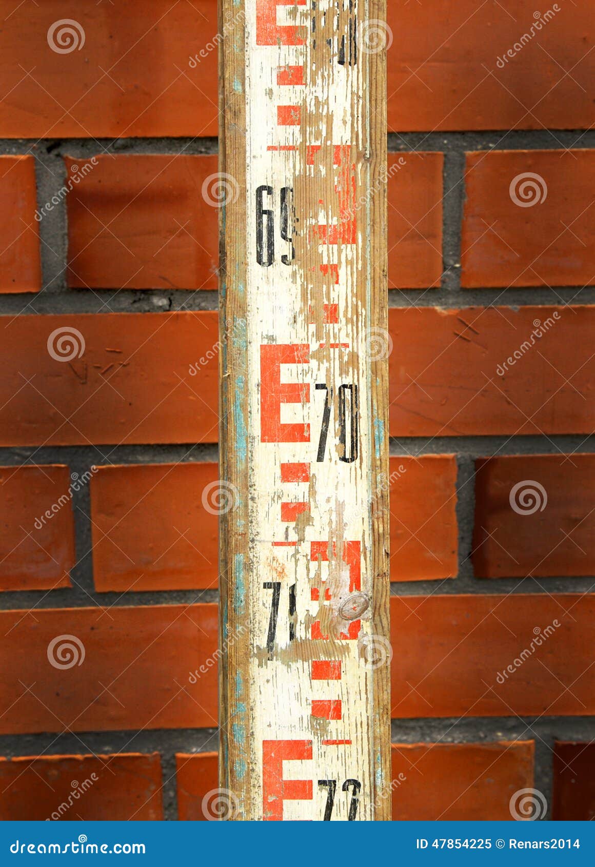 Leveling rod vintage stock image. Image of geodesy, leveling - 47854225