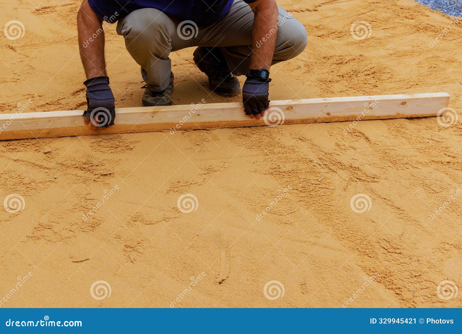 Leveling Sand Base is Required before Installation of a Newly Installed ...