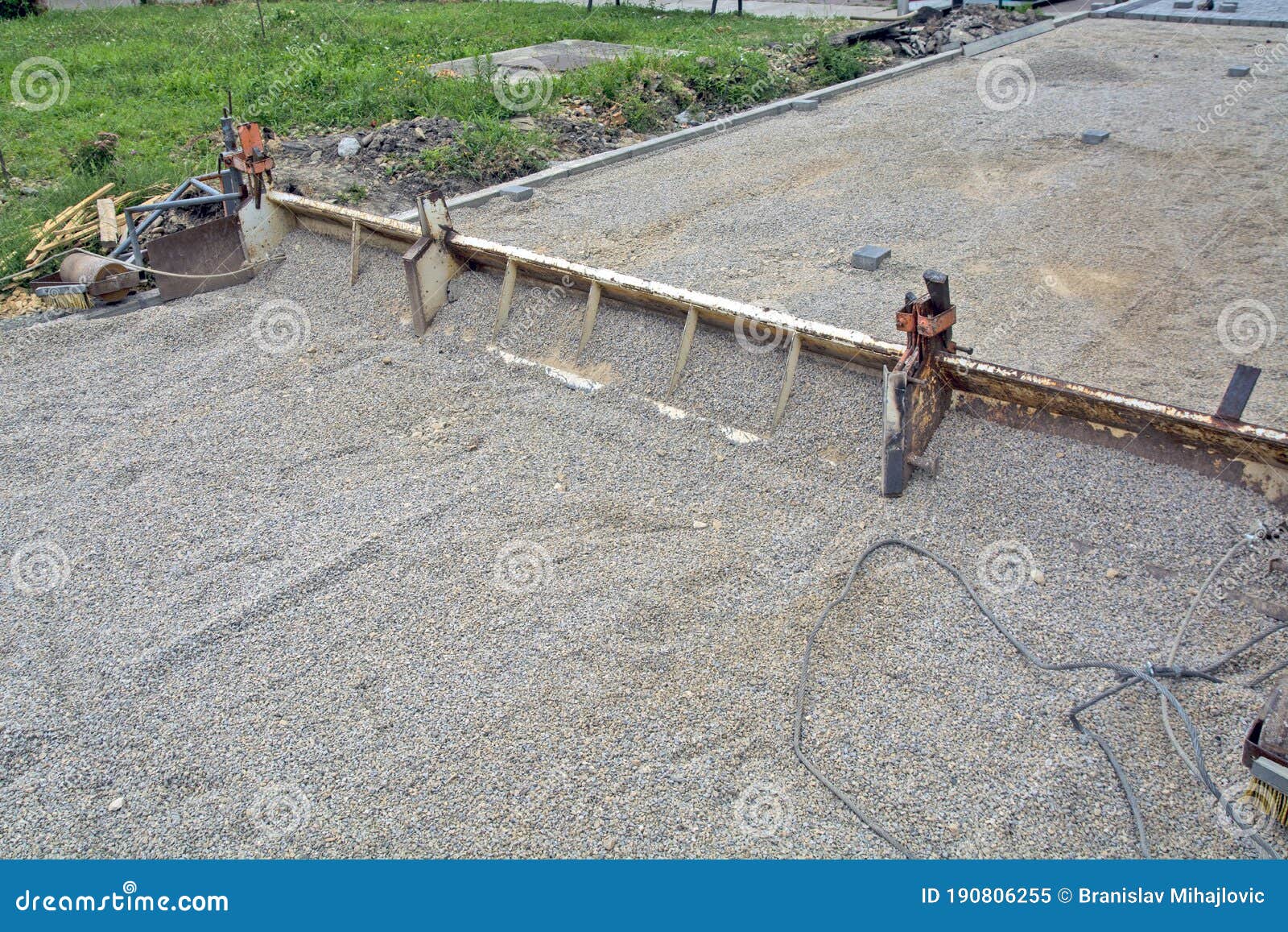 Leveling the substrate stock image. Image of dirty, feature - 190806255