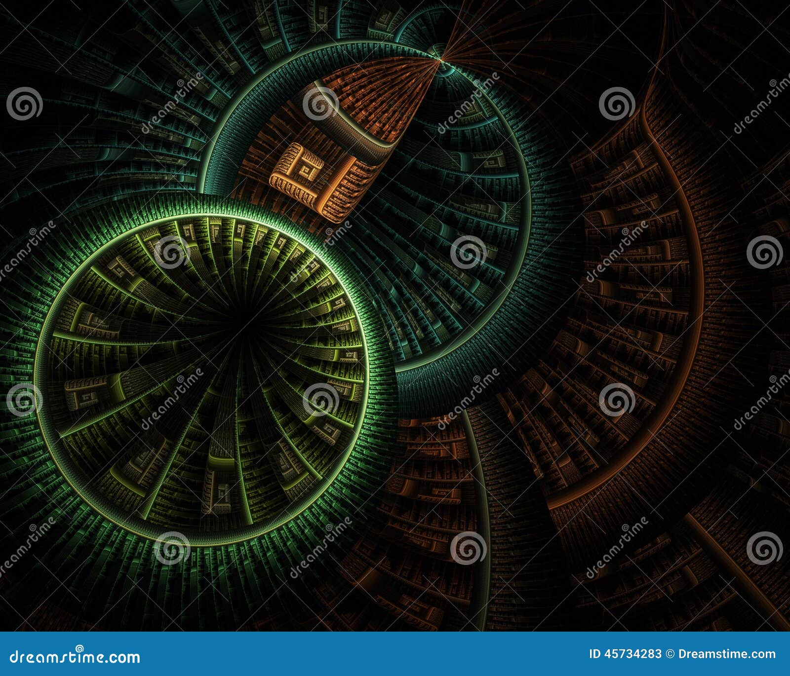 Levels of Circles - Earth Tones Stock Illustration - Illustration of ...