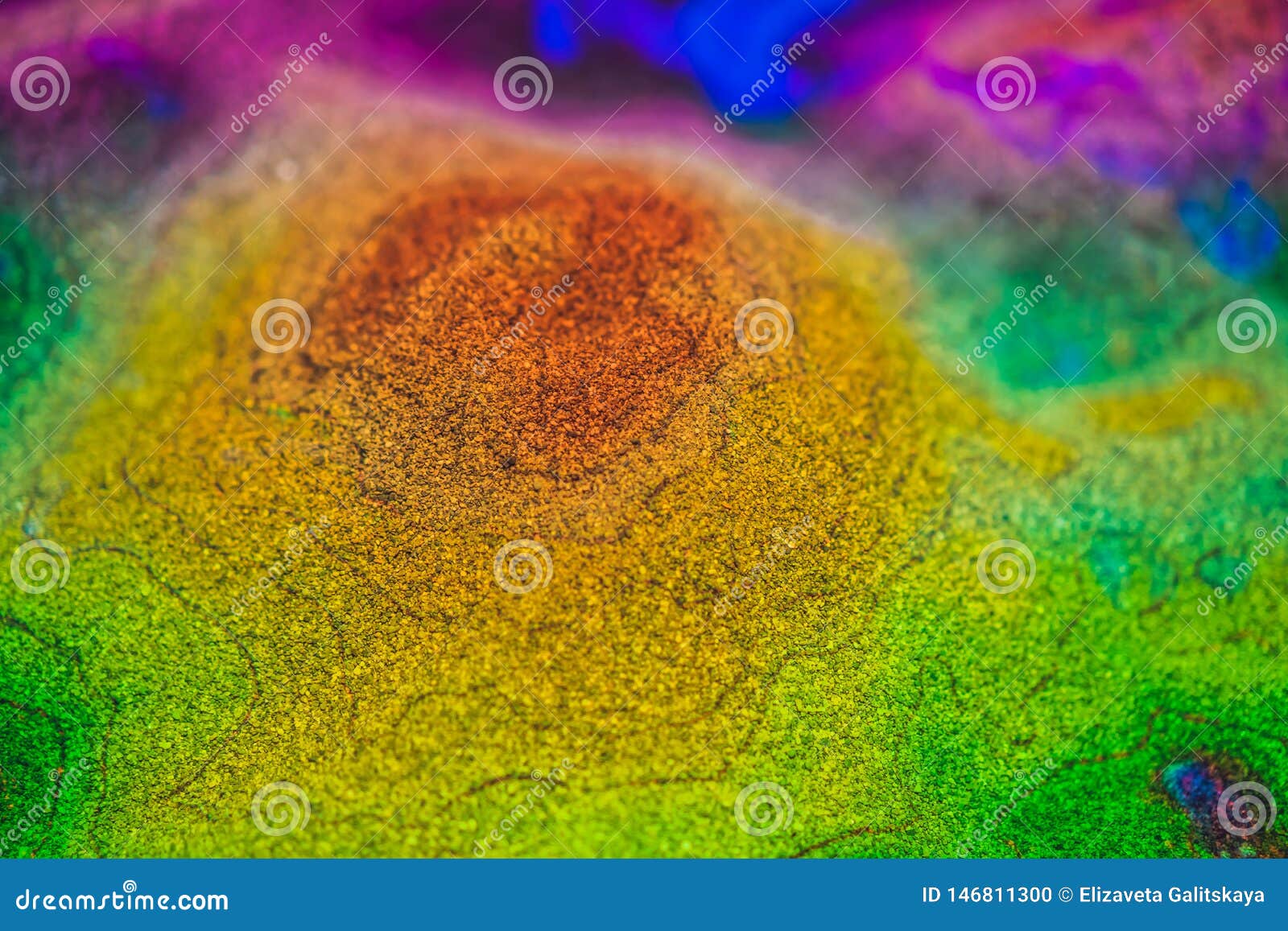 The Levels of the Heights of the Mountains on a Map Made of Sand Stock ...