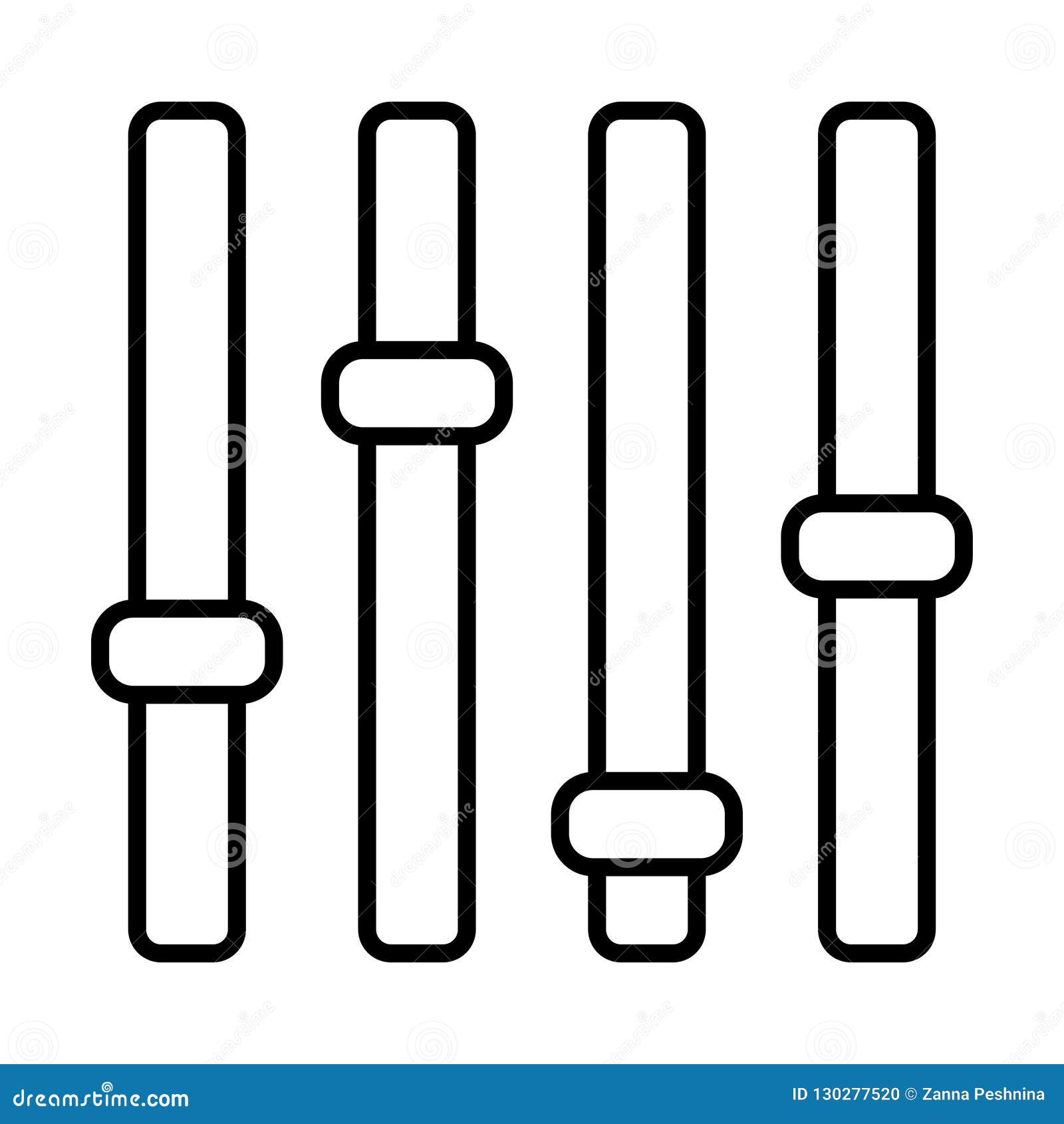 Levels Icon Vector Isolated on White Background, Vector and ...