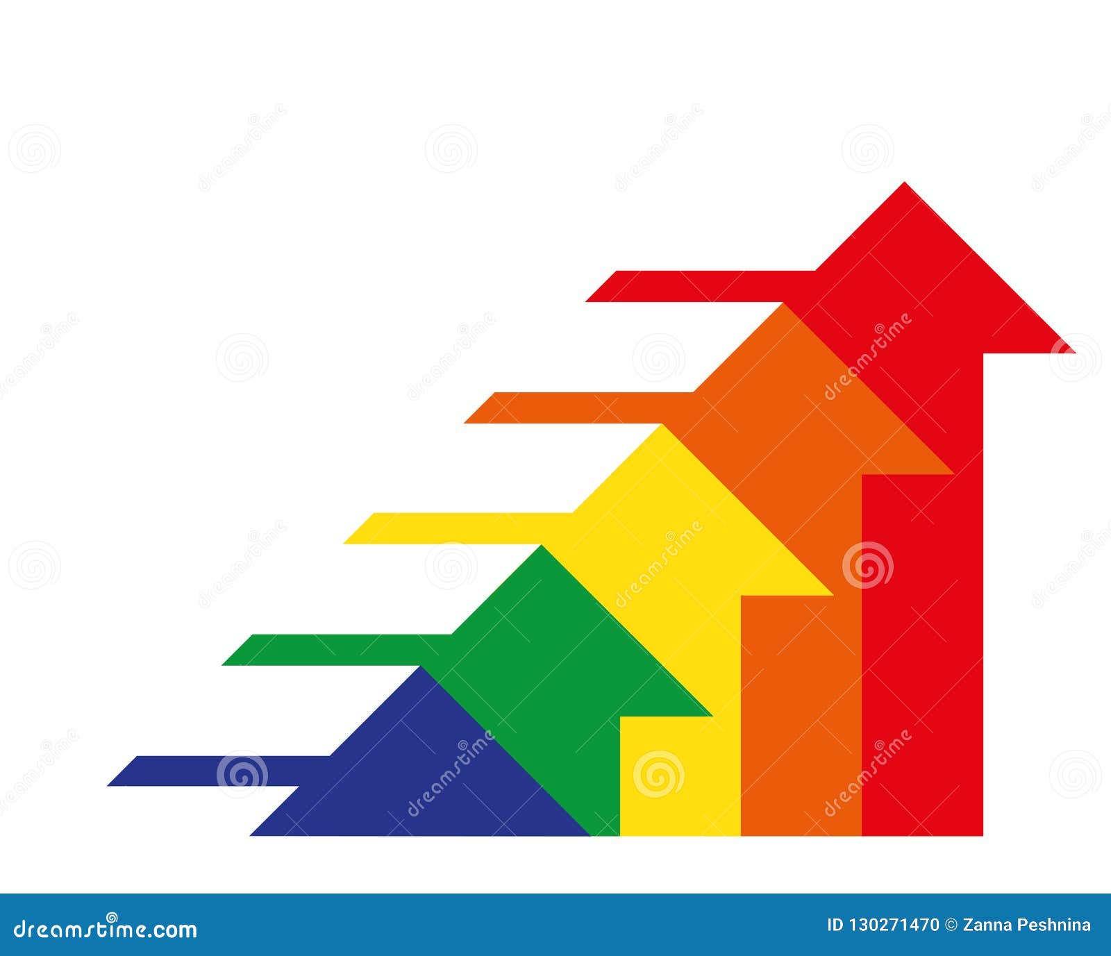 Levels. Successful Business Motivation Concept, Chart. Vector and ...