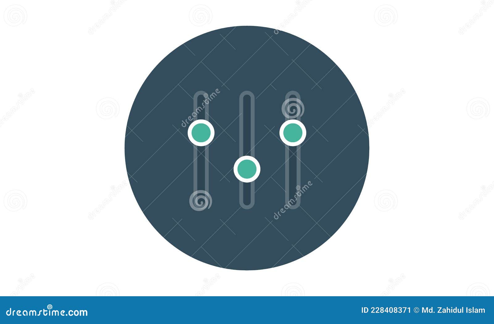Levels Vector Icon. Settings Icon for Web Design with Volume or Chart ...