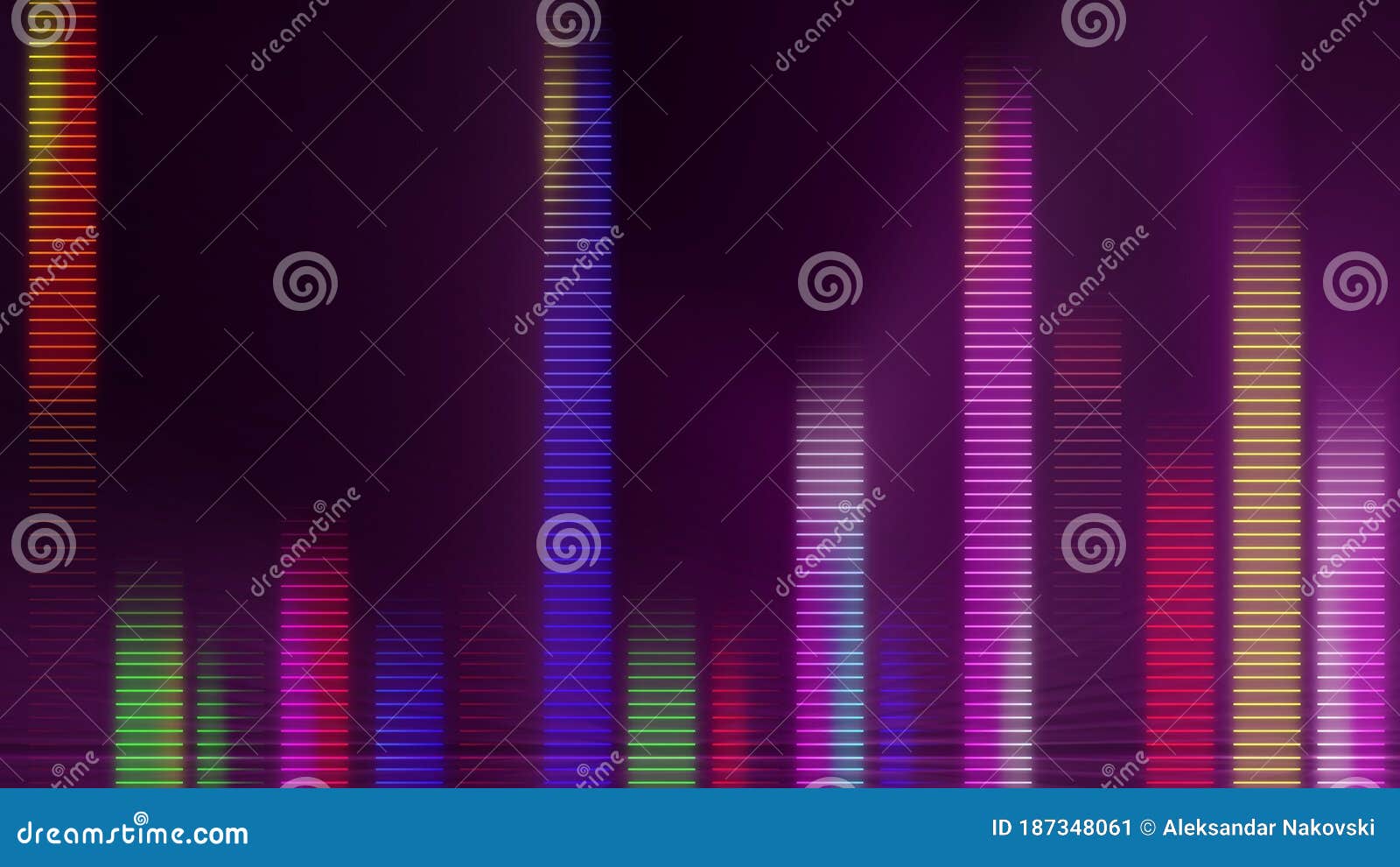Levels Vu Audio Led Level Meter Stock Illustration - Illustration of ...