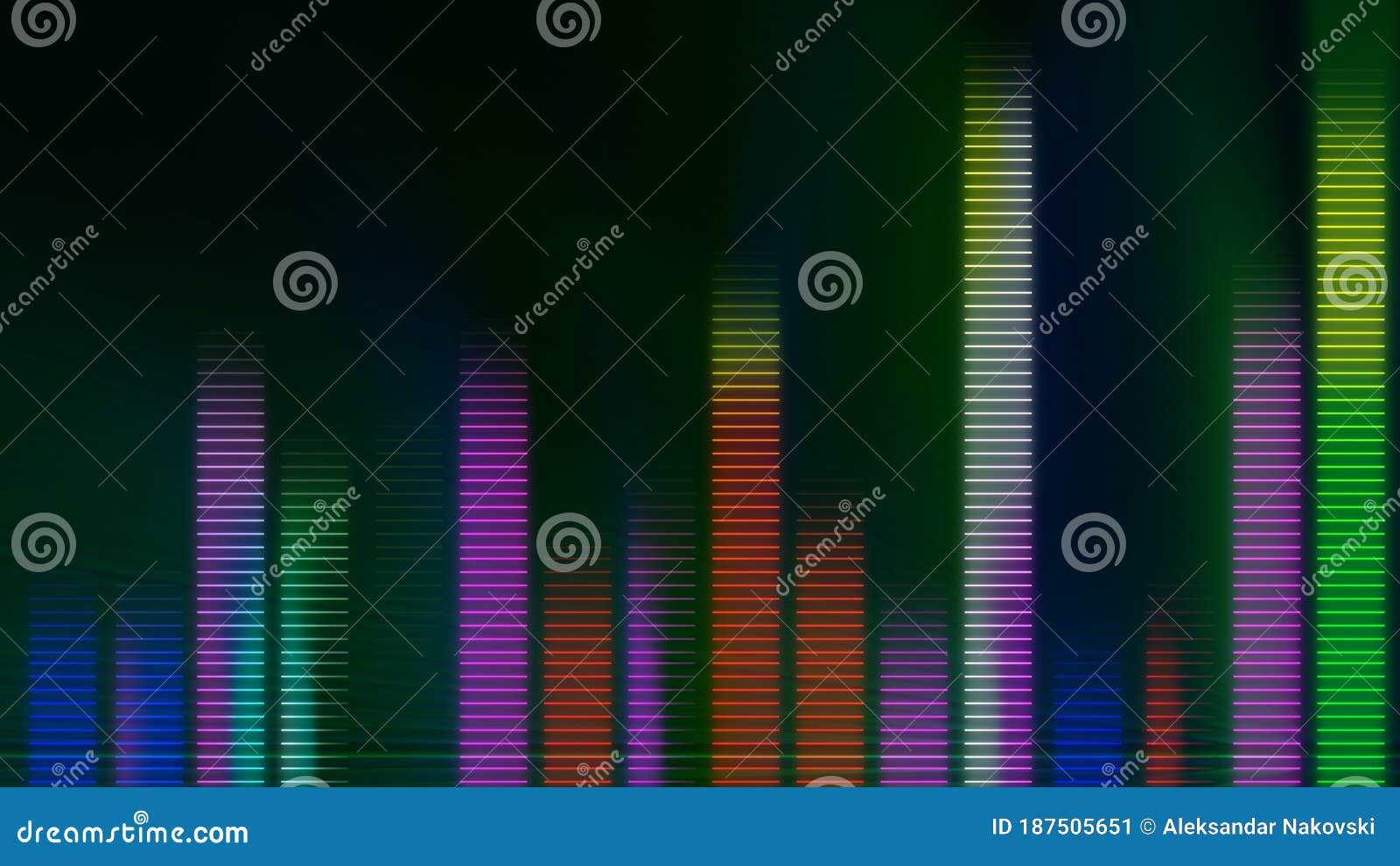 Levels Vu Audio Led Level Meter Stock Illustration - Illustration of ...