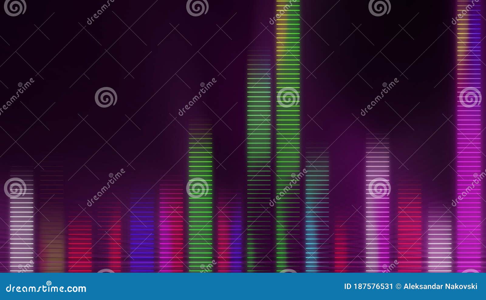 Levels Vu Audio Led Level Meter Stock Illustration - Illustration of ...