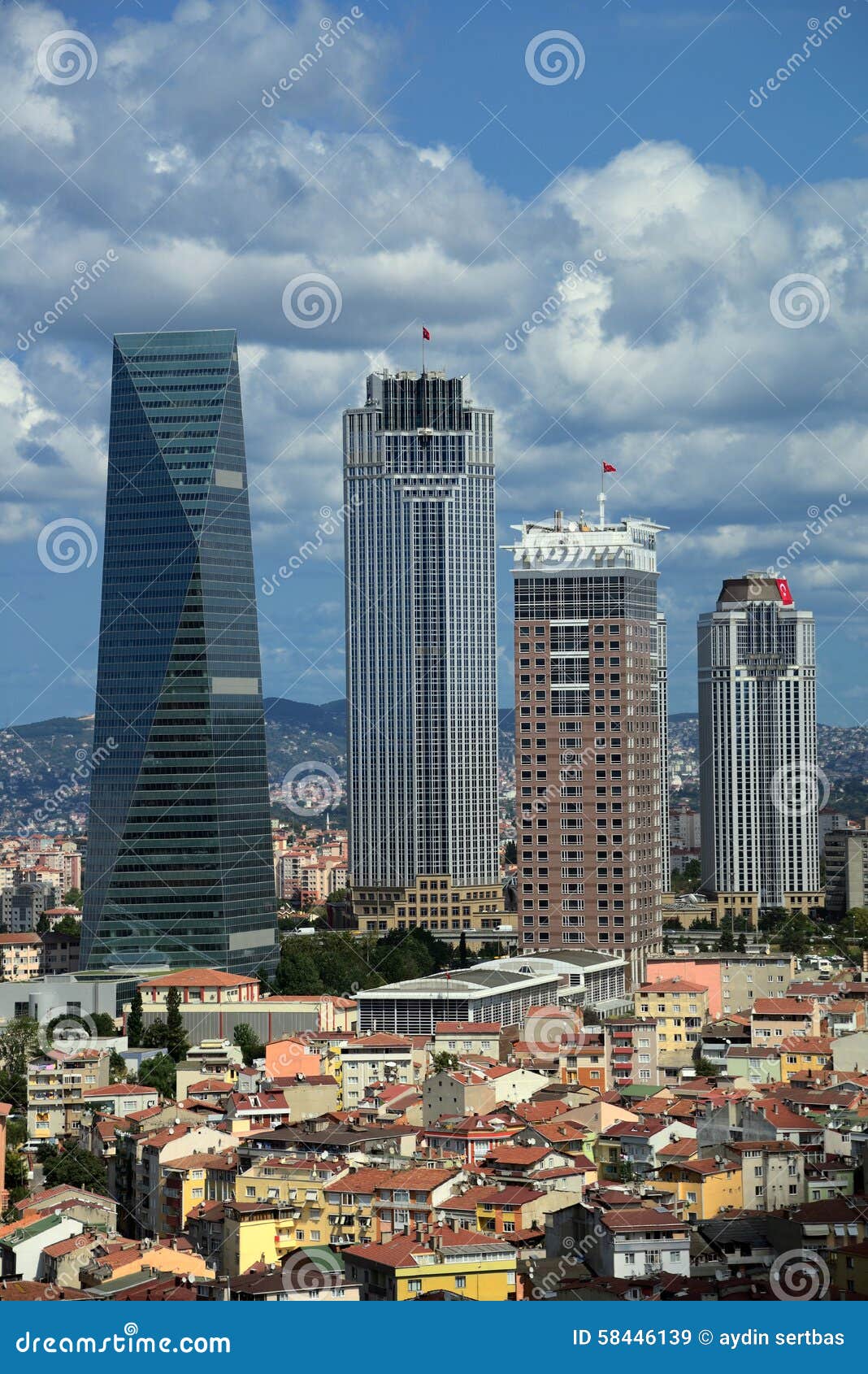 4.Levent Businness Disctrict Stock Image - Image of turkey, maslak ...
