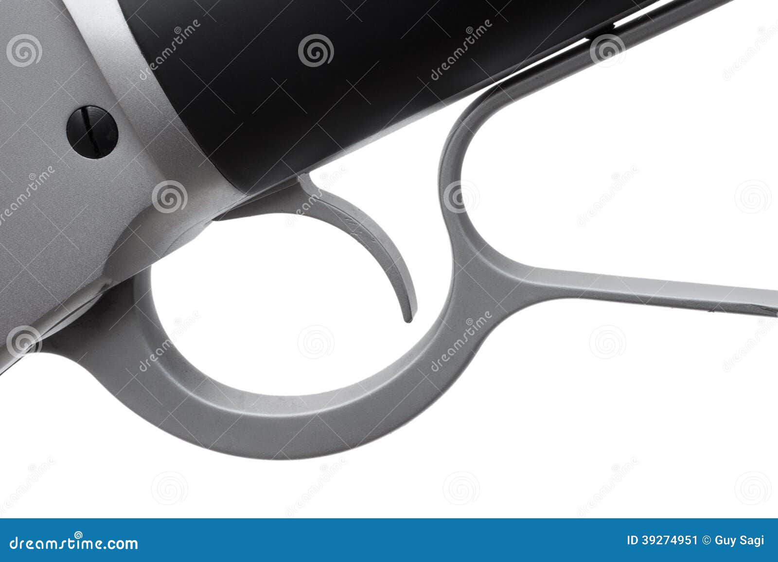 Lever action trigger stock image. Image of trigger, steel - 39274951