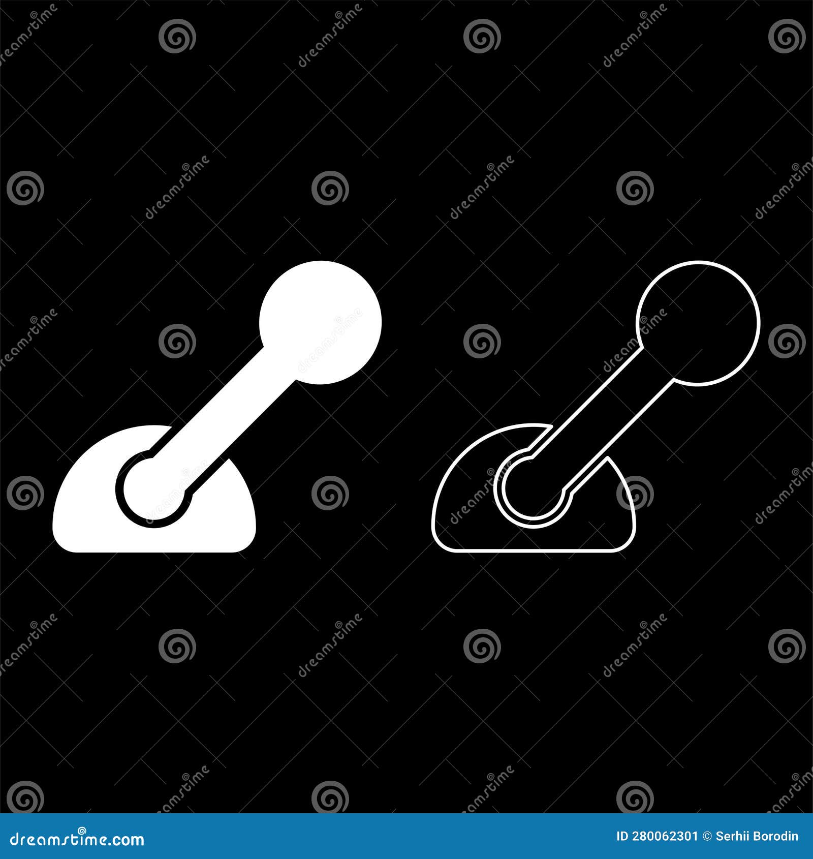 Lever Control Concept Clutch Switch On Off Gearshift Transmission Gear ...