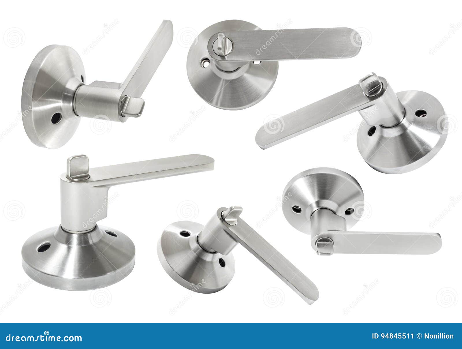 Lever handle door lock stock image. Image of locksmith - 94845511