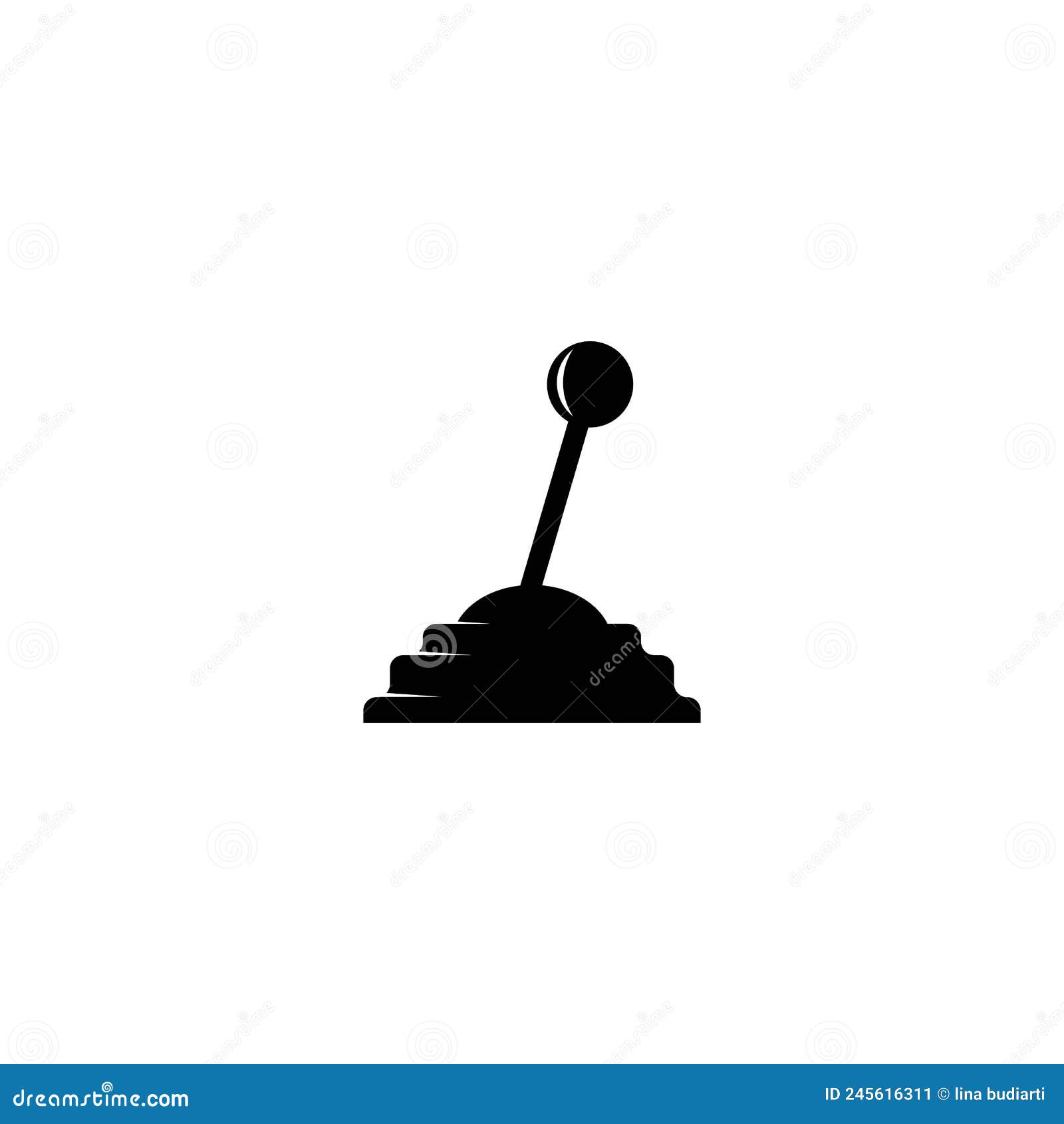 Lever icon stock vector. Illustration of isolated, sport - 245616311