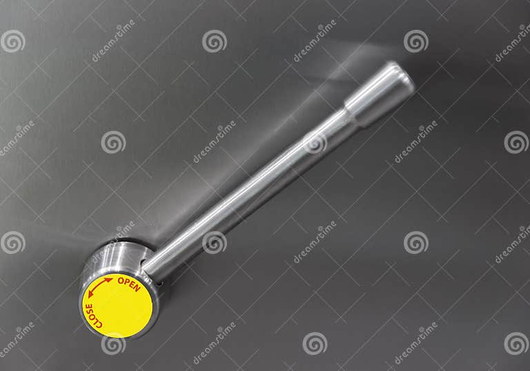 Lever of Industrial Machine Stock Image - Image of lock, control: 21356329