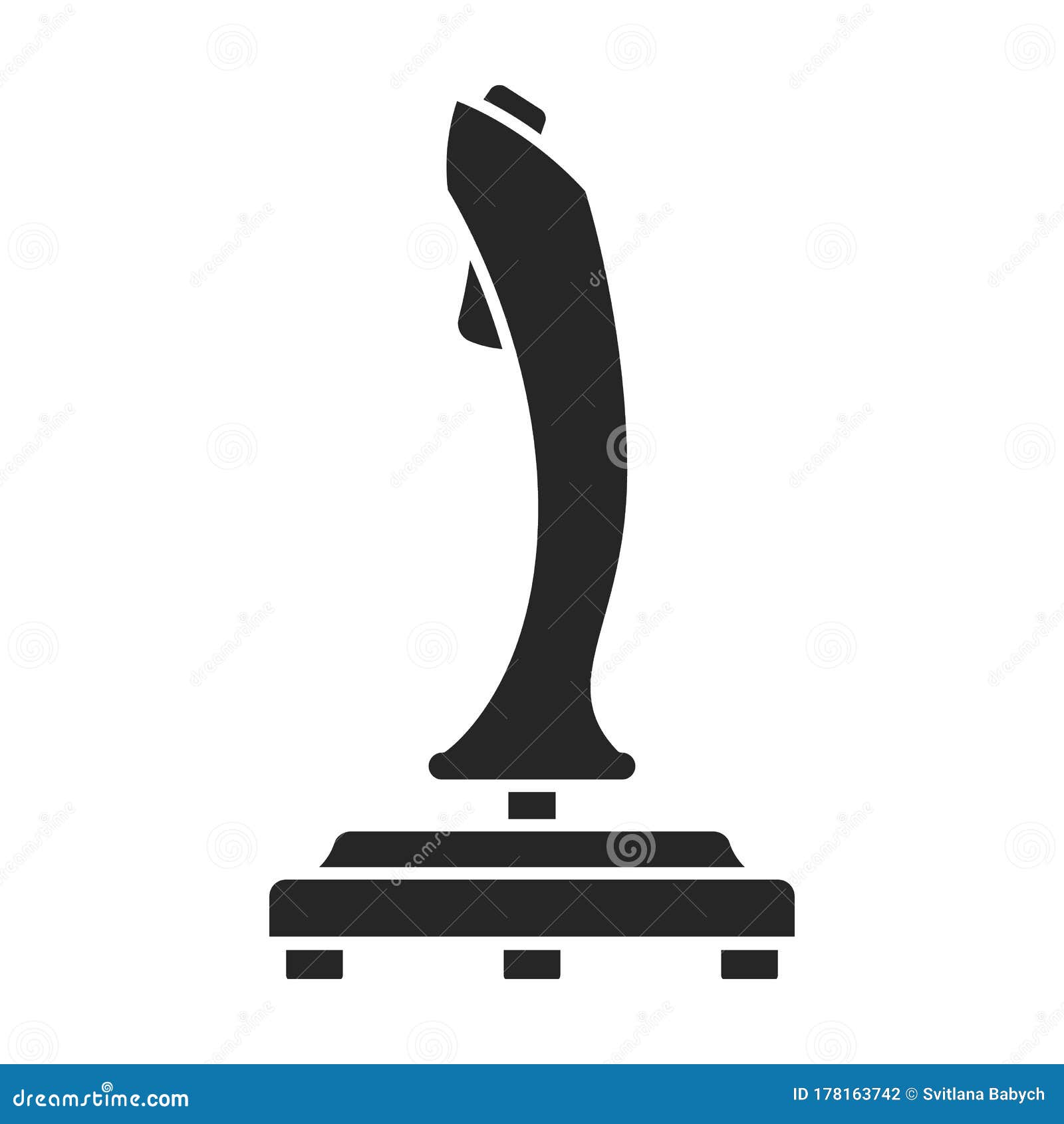 Black Lever Isolated Vector Icon. Simple Element Illustration From ...