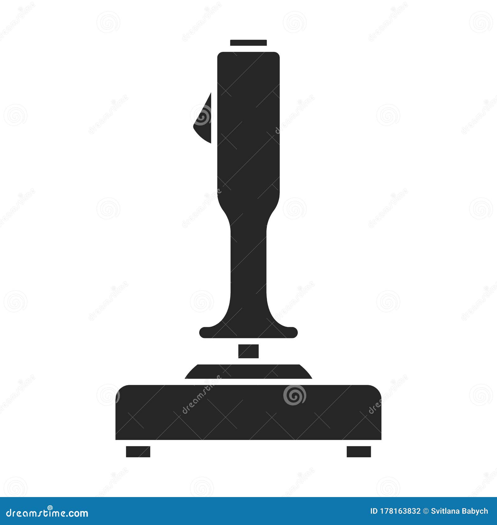 Black Lever Isolated Vector Icon. Simple Element Illustration From ...