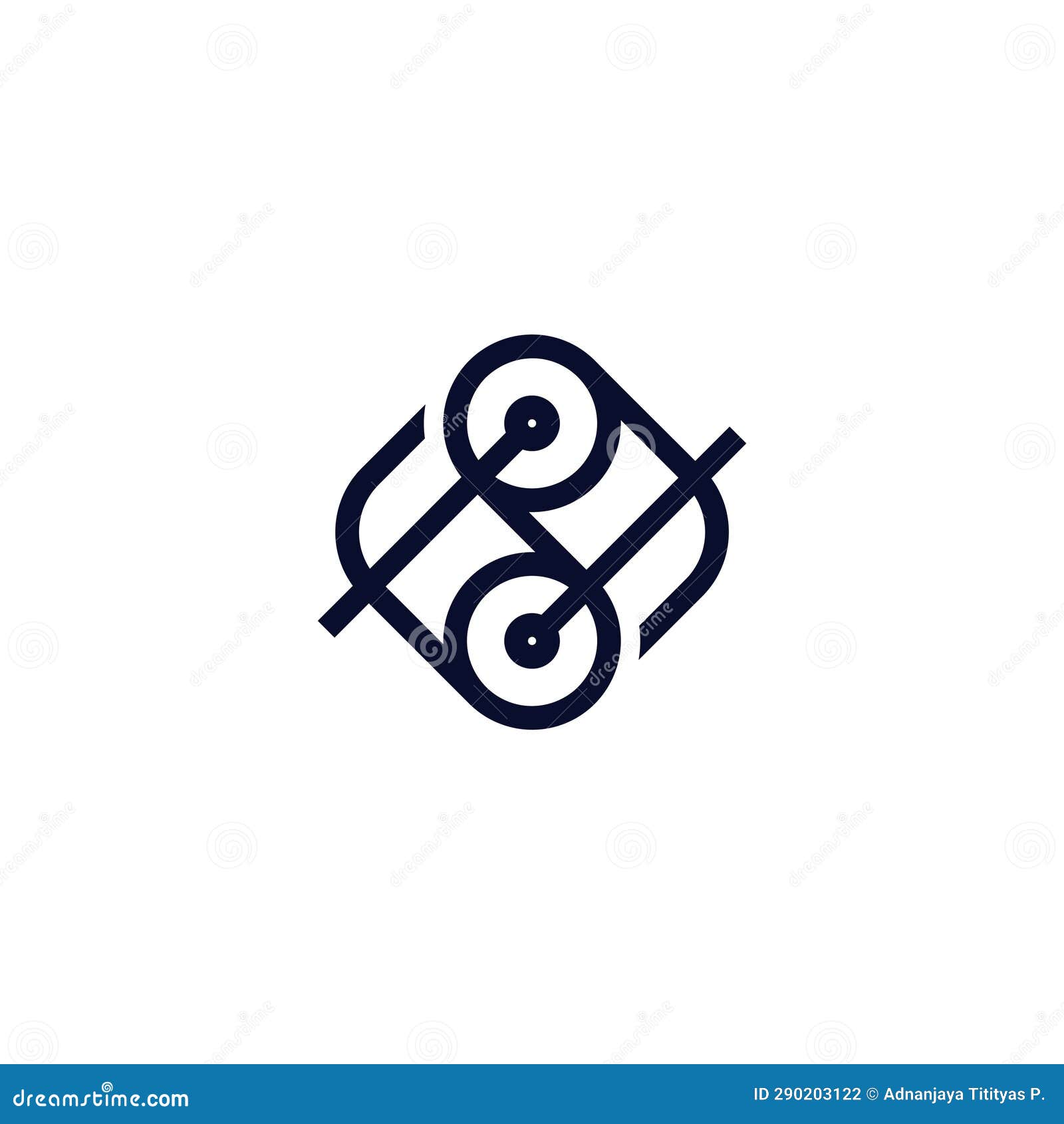 Lever Tool Abstract Simple Geometric Logo Vector Stock Vector ...