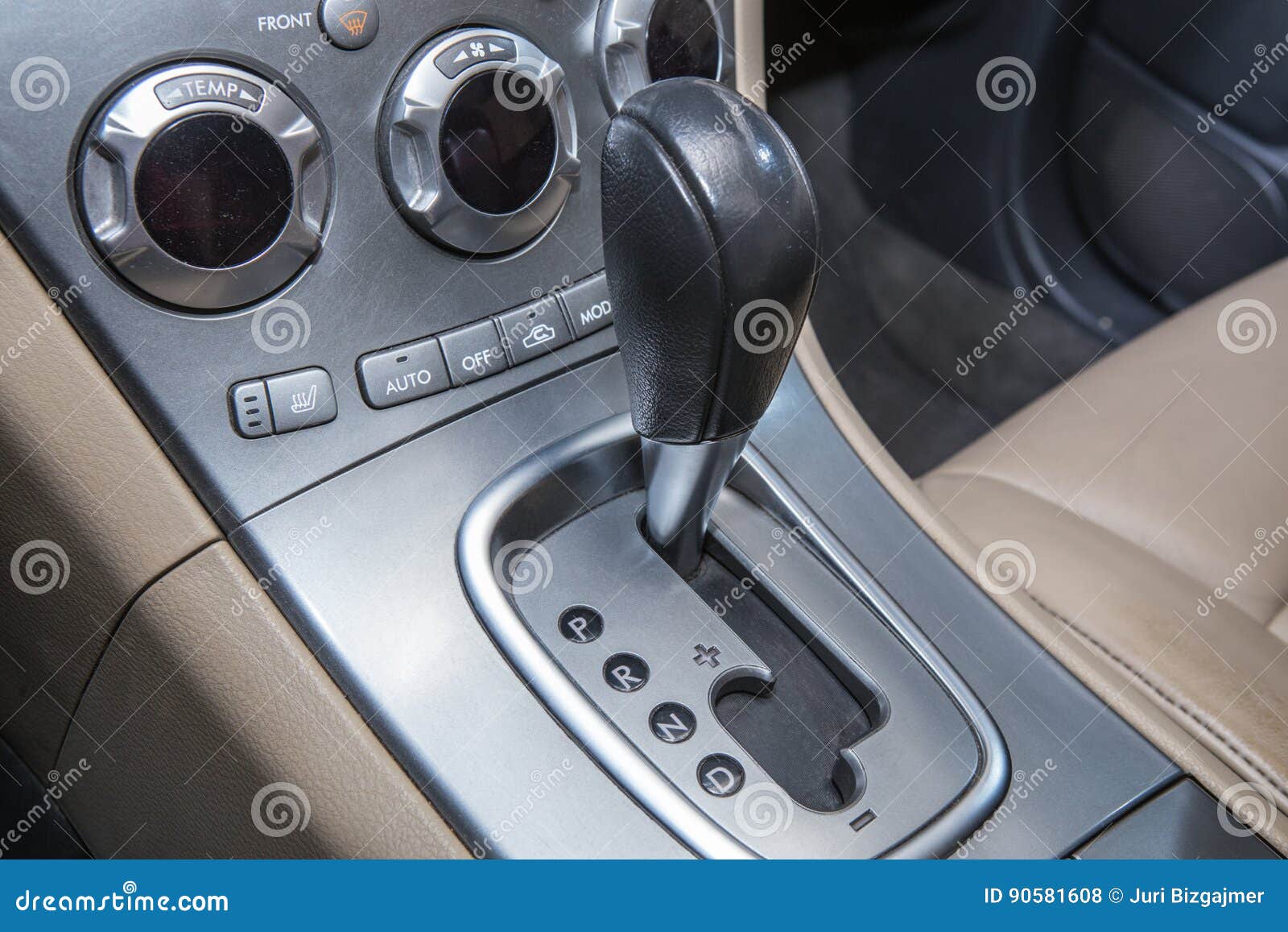 Lever of Transmission of Car Stock Illustration - Illustration of ...