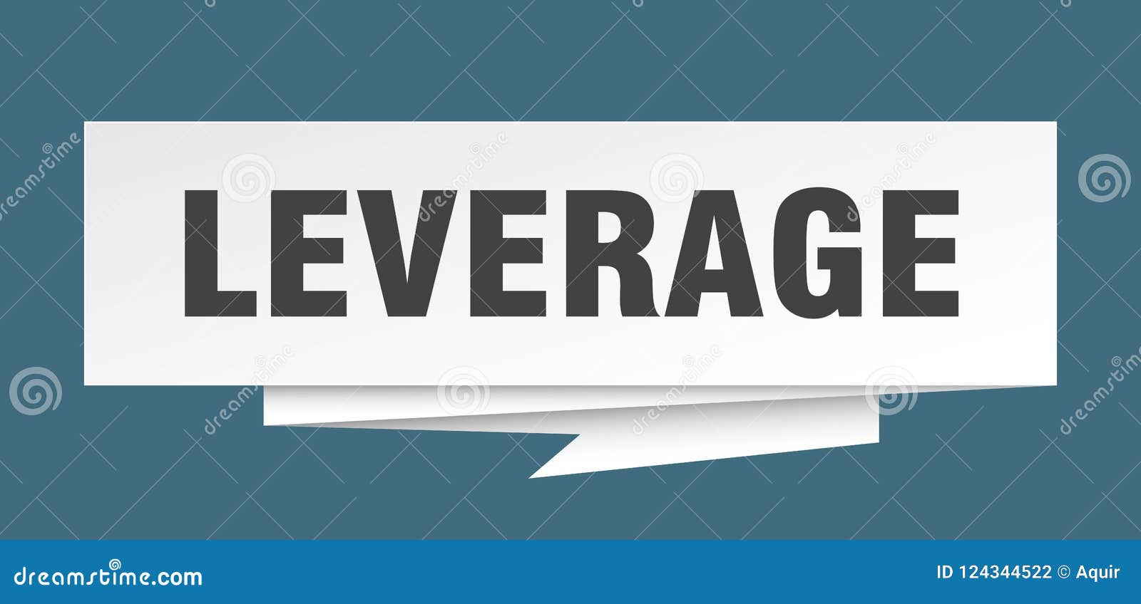 Leverage stock vector. Illustration of template, leverage - 124344522