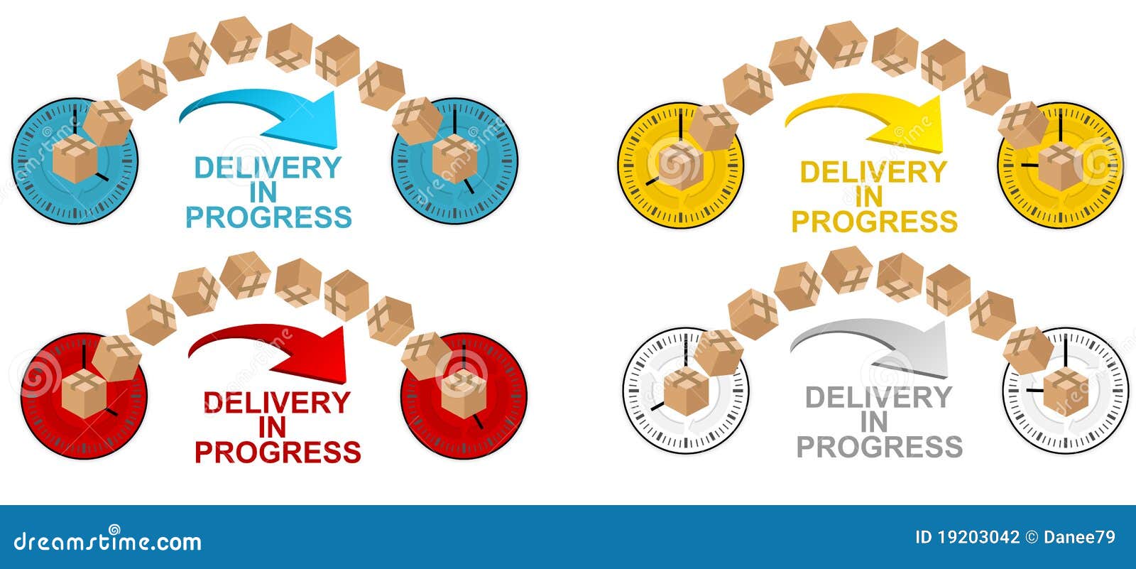 Leverans stock illustrationer. Illustration av symboler - 19203042