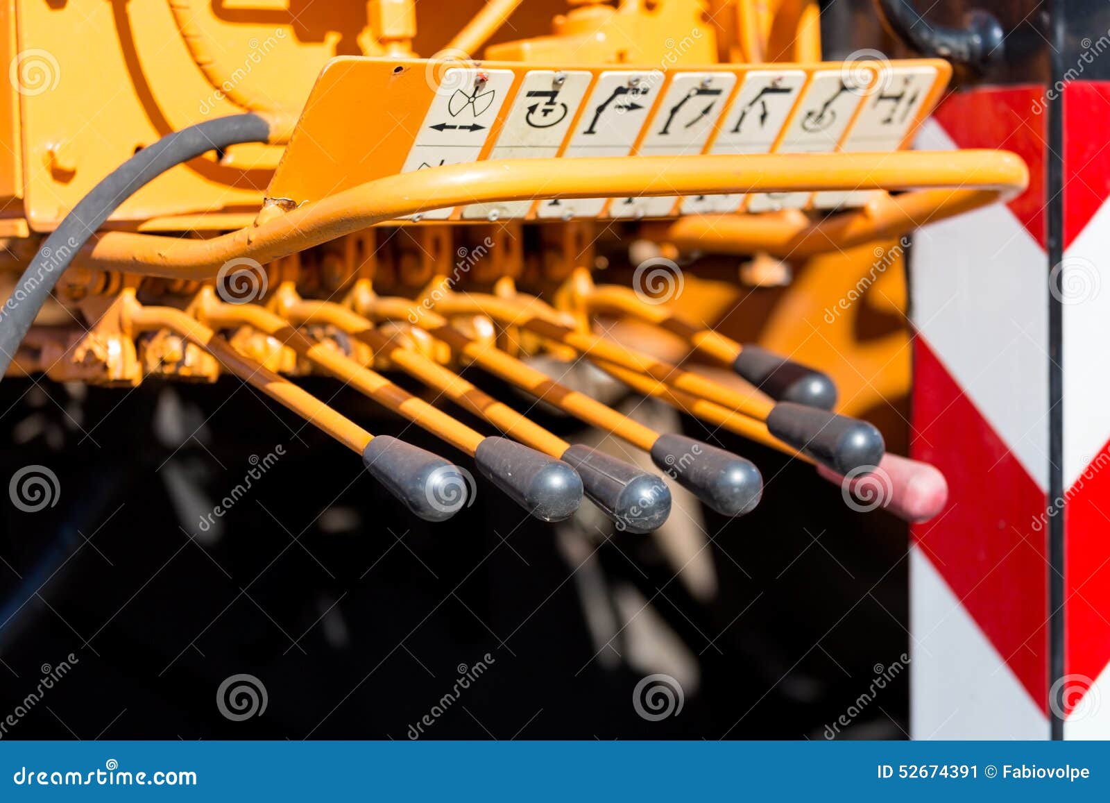 Levers of power stock image. Image of hydraulics, control - 52674391