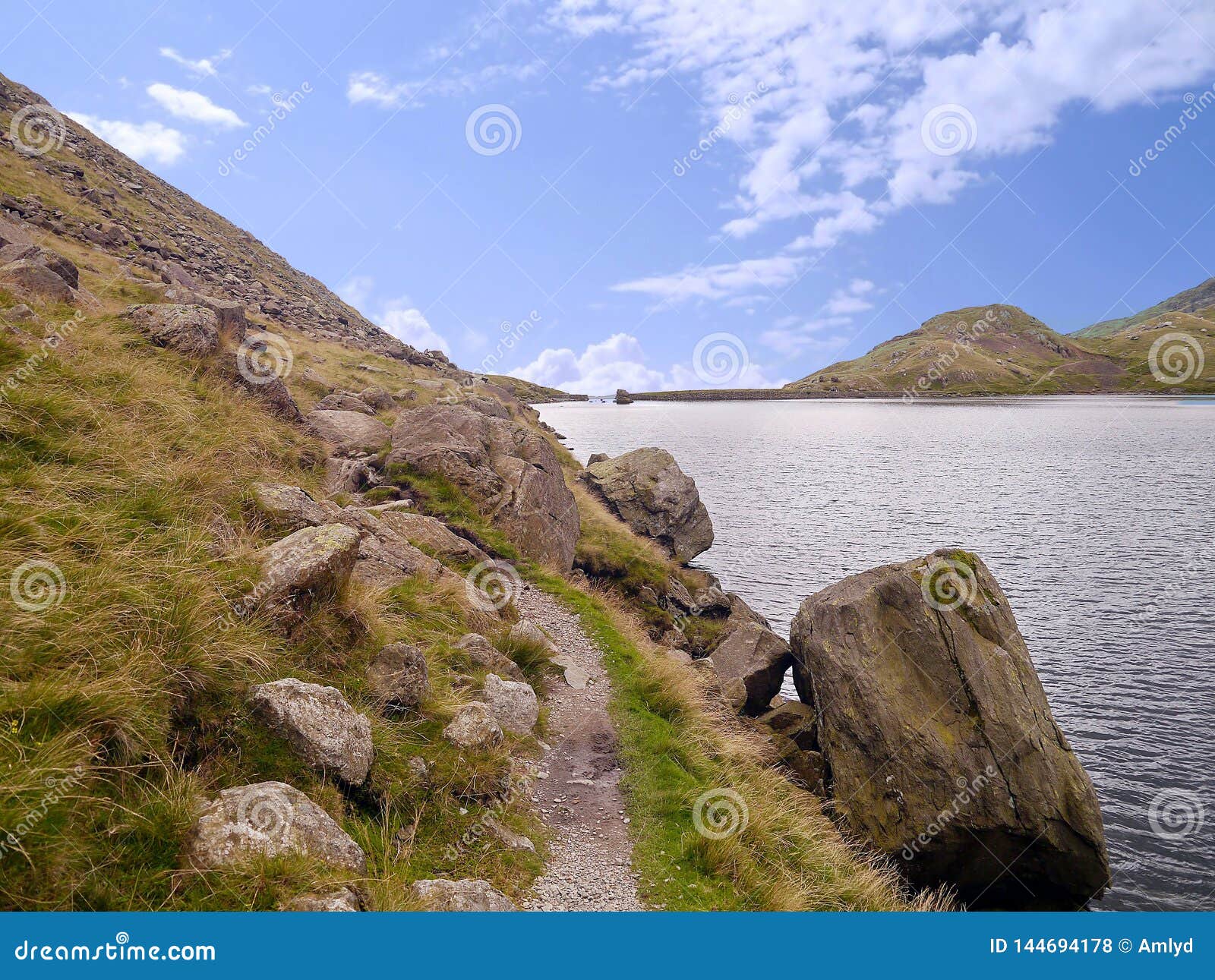 Levers Water, Lake District Stock Photo - Image of lake, boulder: 144694178