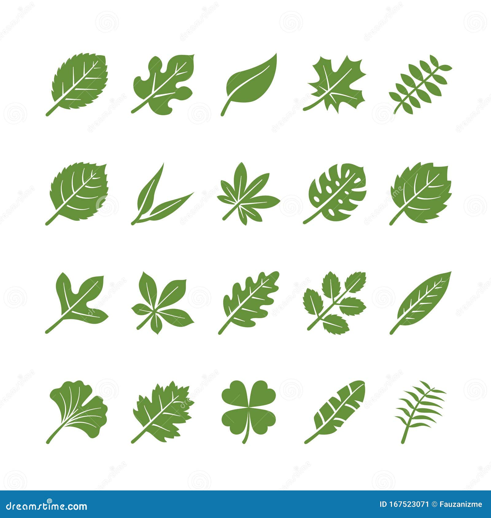 Leves glyph icon set stock vector. Illustration of leves - 167523071