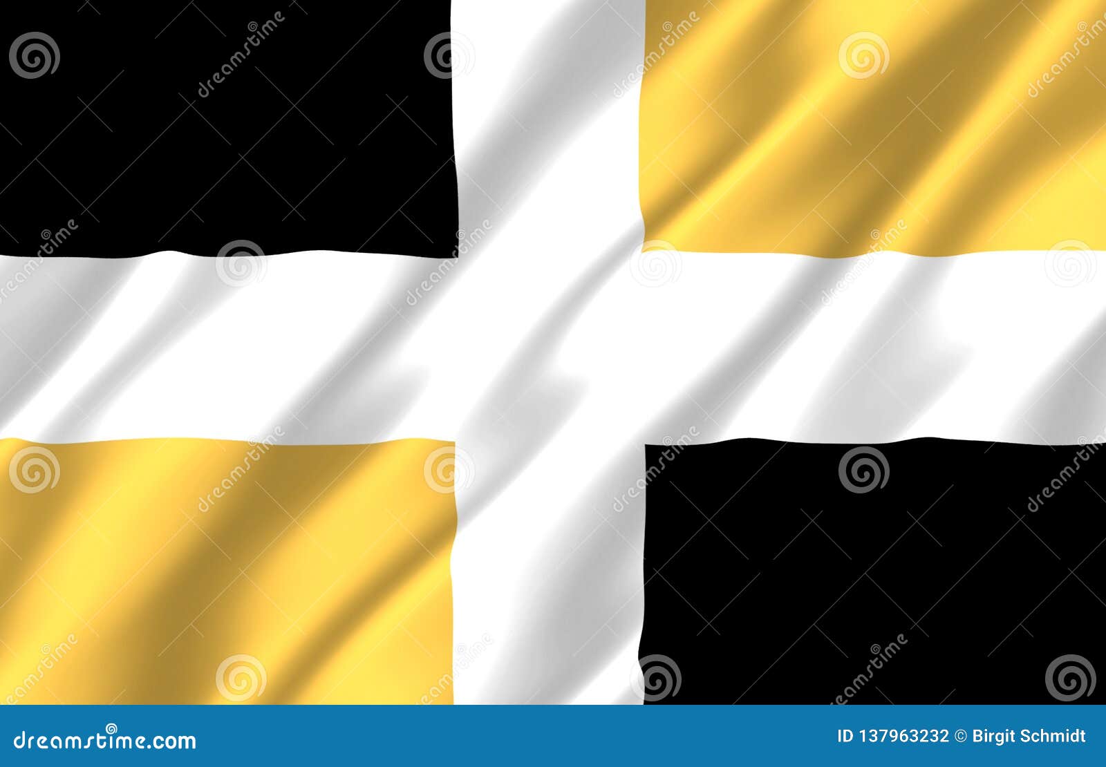 Levis Realistic Flag Illustration. Stock Illustration - Illustration of ...