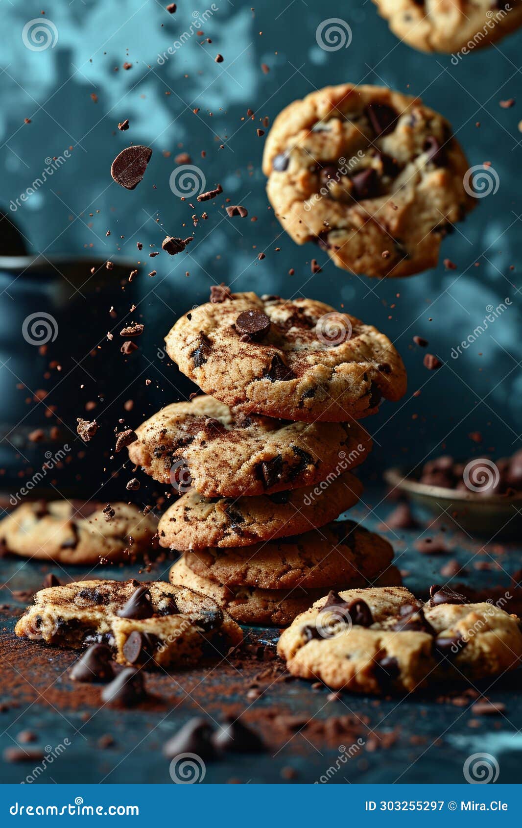 Levitating Chocolate Chip Cookies Capture The Magic Of Baking In A ...