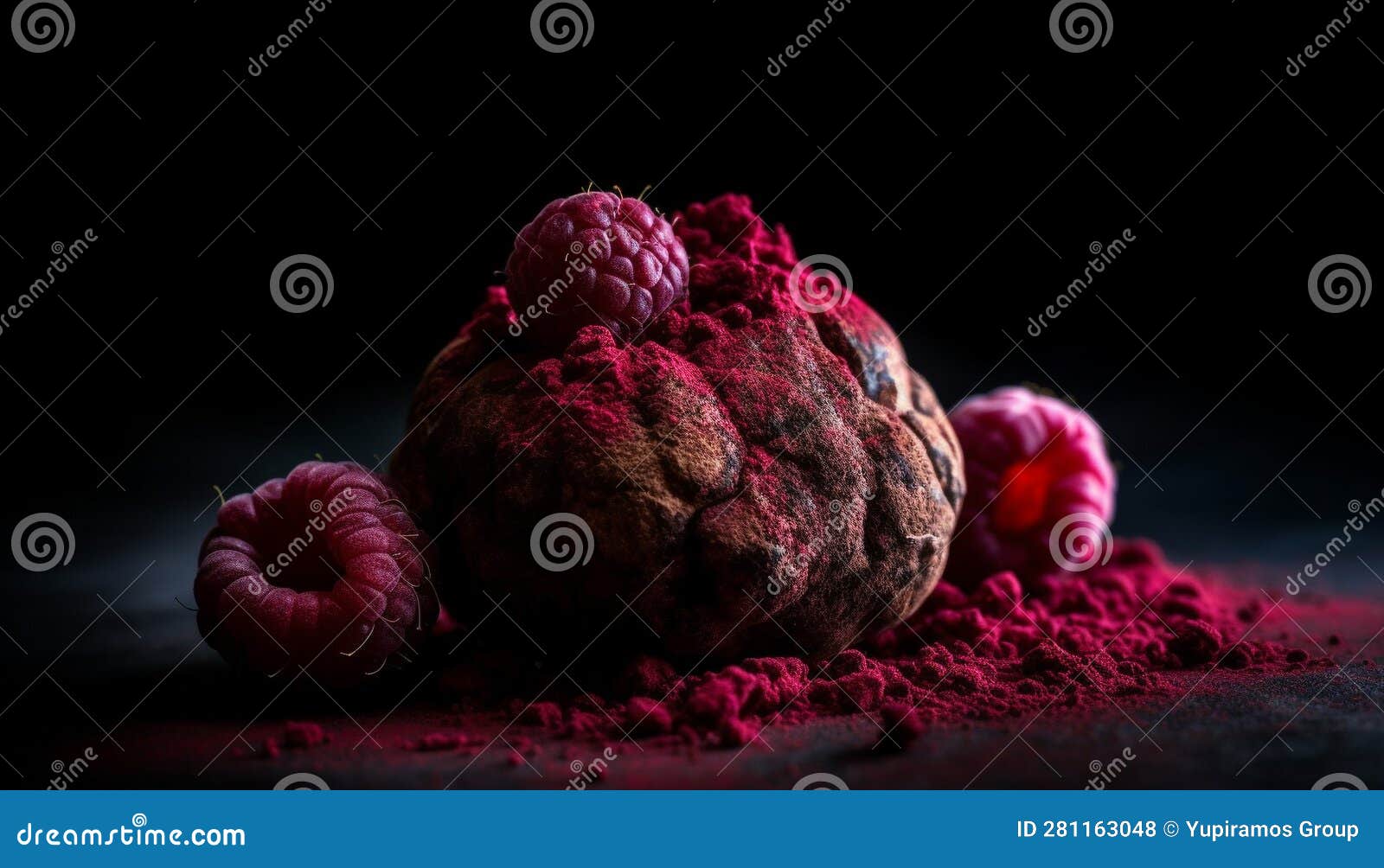 Levitating Chocolate Truffle Ball, a Sweet Organic Raspberry Indulgence ...