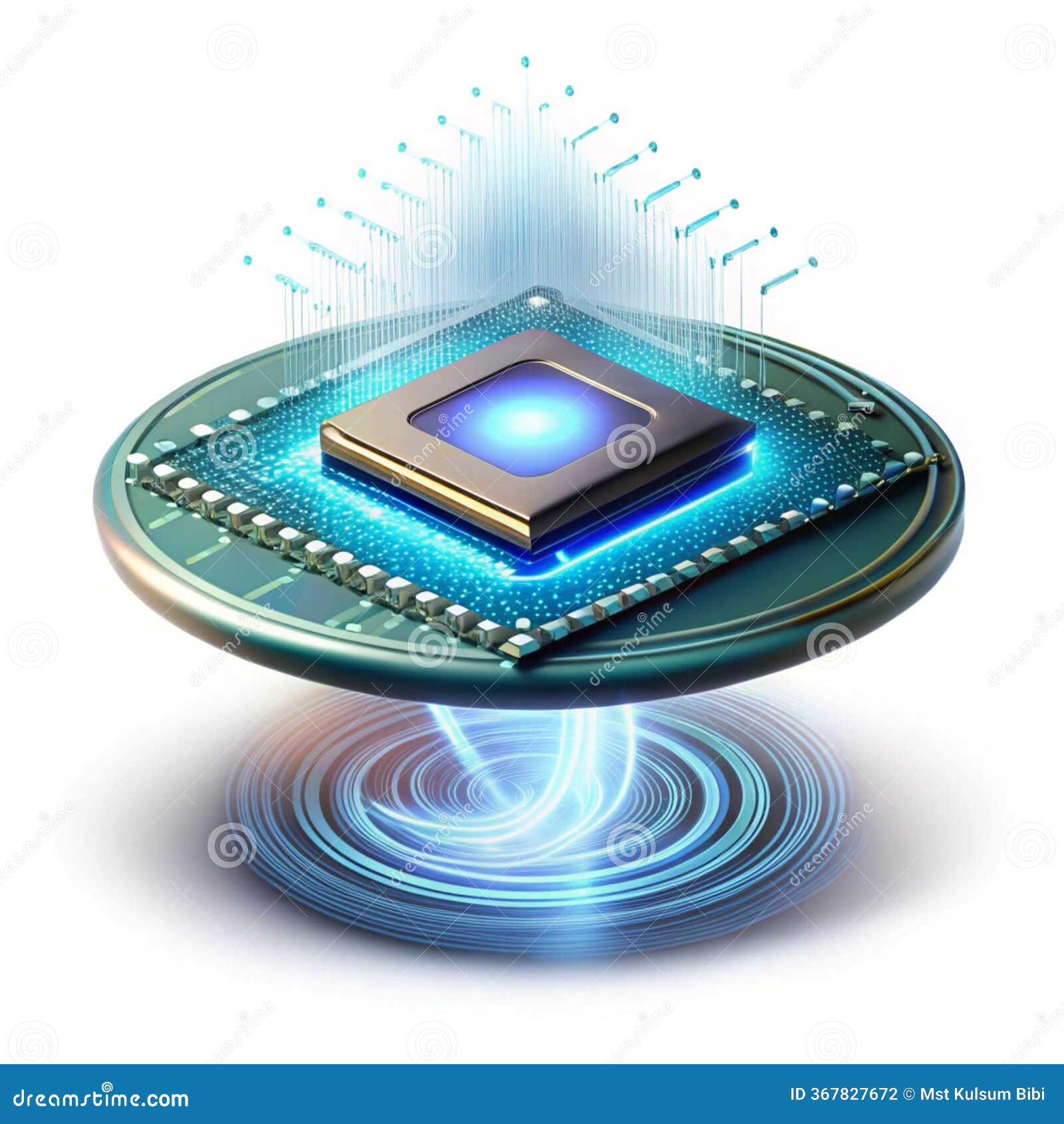 Levitating Glowing Comet With Animated Glowing Tail Stock Photography ...