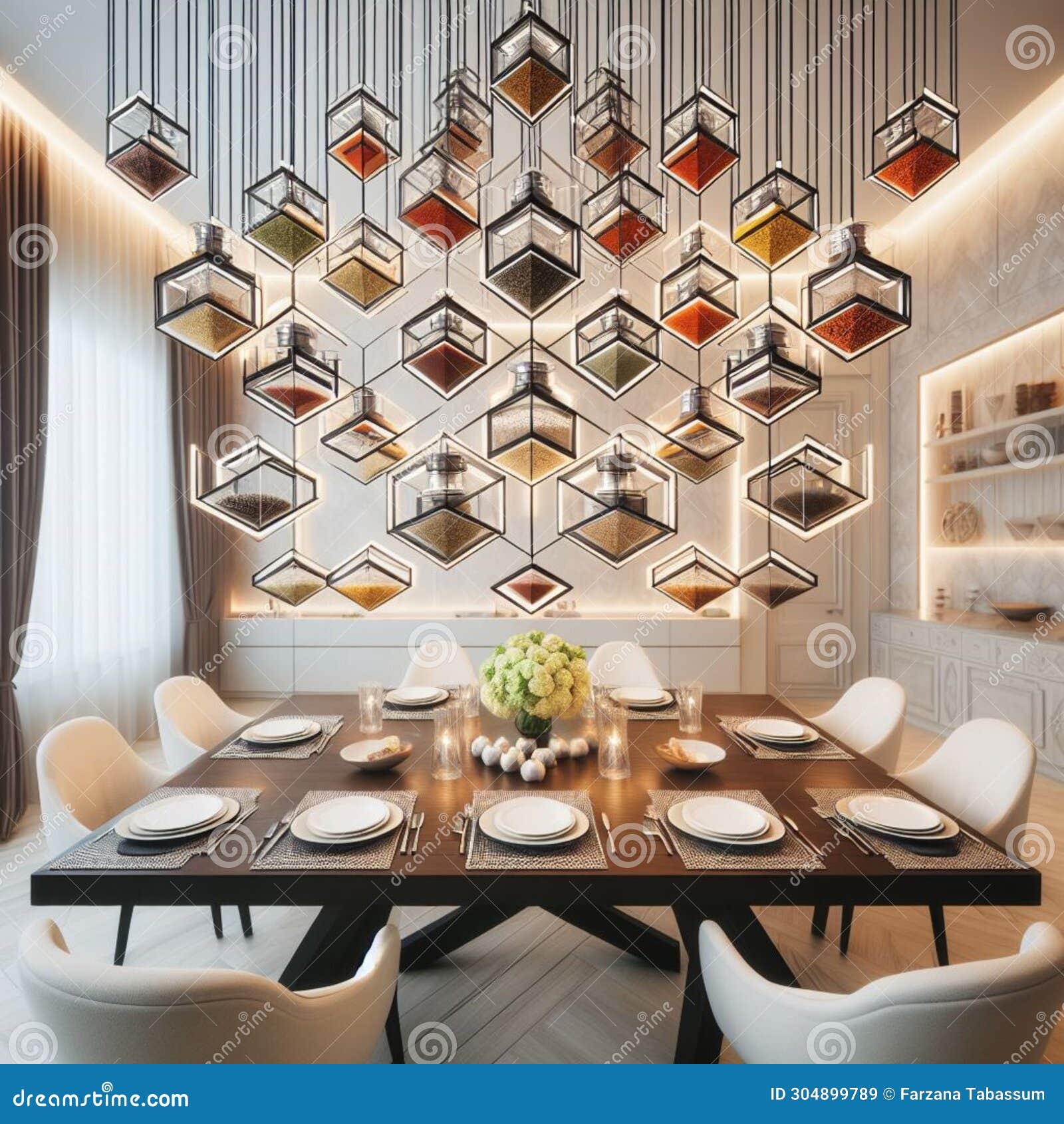 Levitating Magnetic Spice Containers Arranged in a Captivating ...