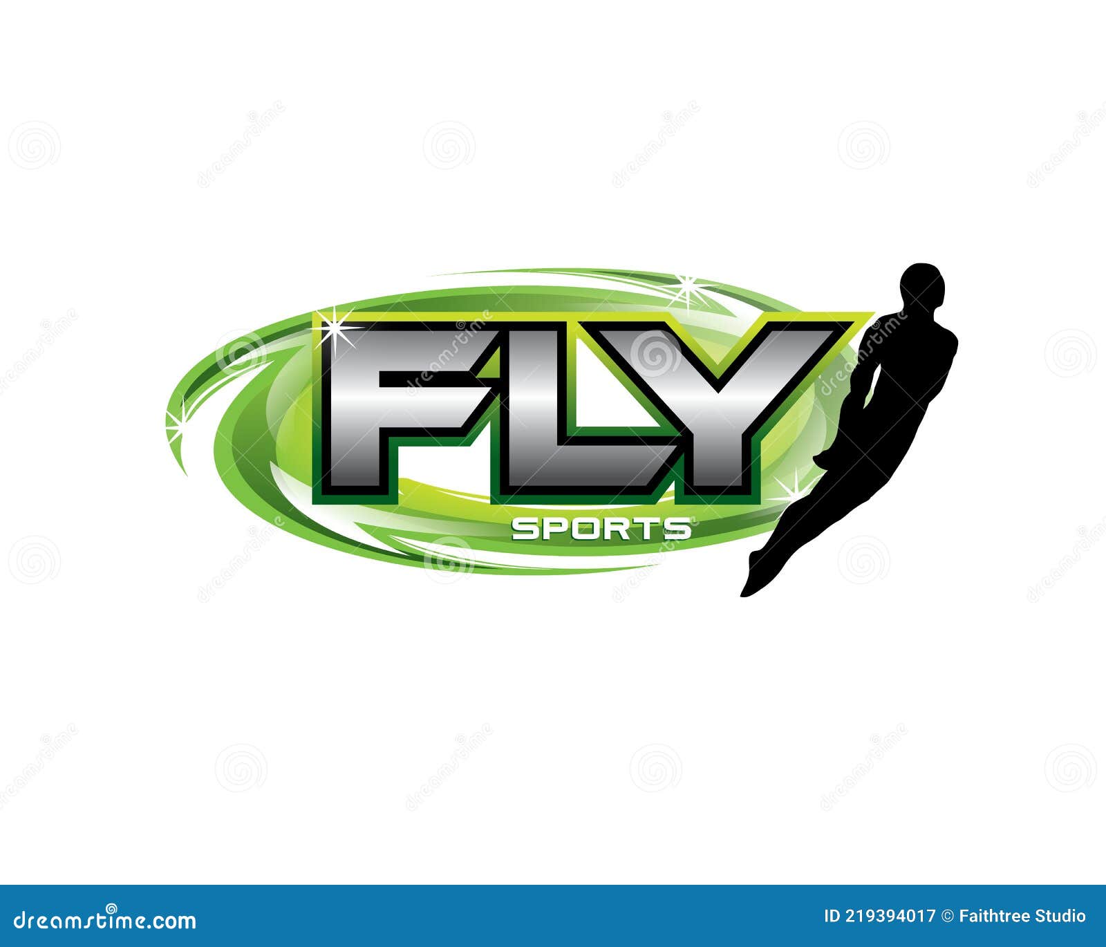 Levitating People Next To FLY Text Stock Vector - Illustration of green ...