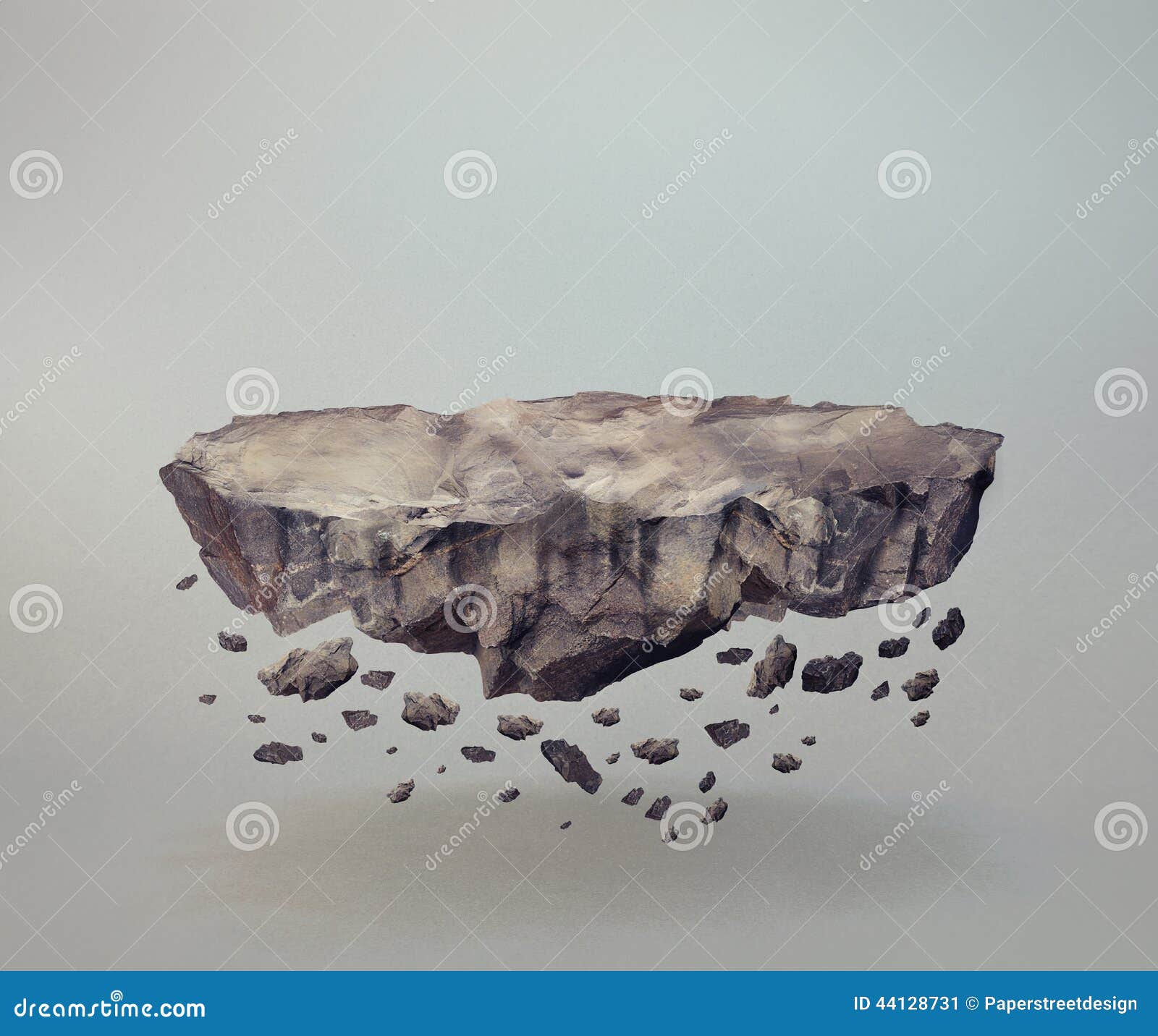 Levitating rocks stock illustration. Illustration of lead - 44128731