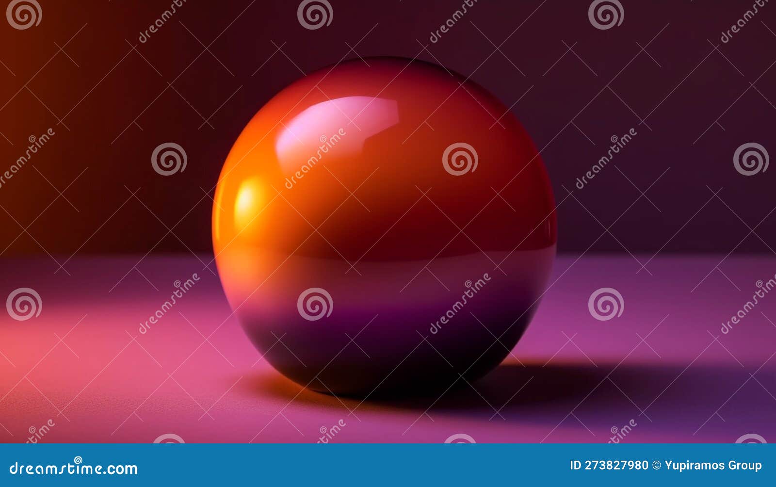 Levitating Sphere with Abstract Reflections and Glow Generated by AI ...