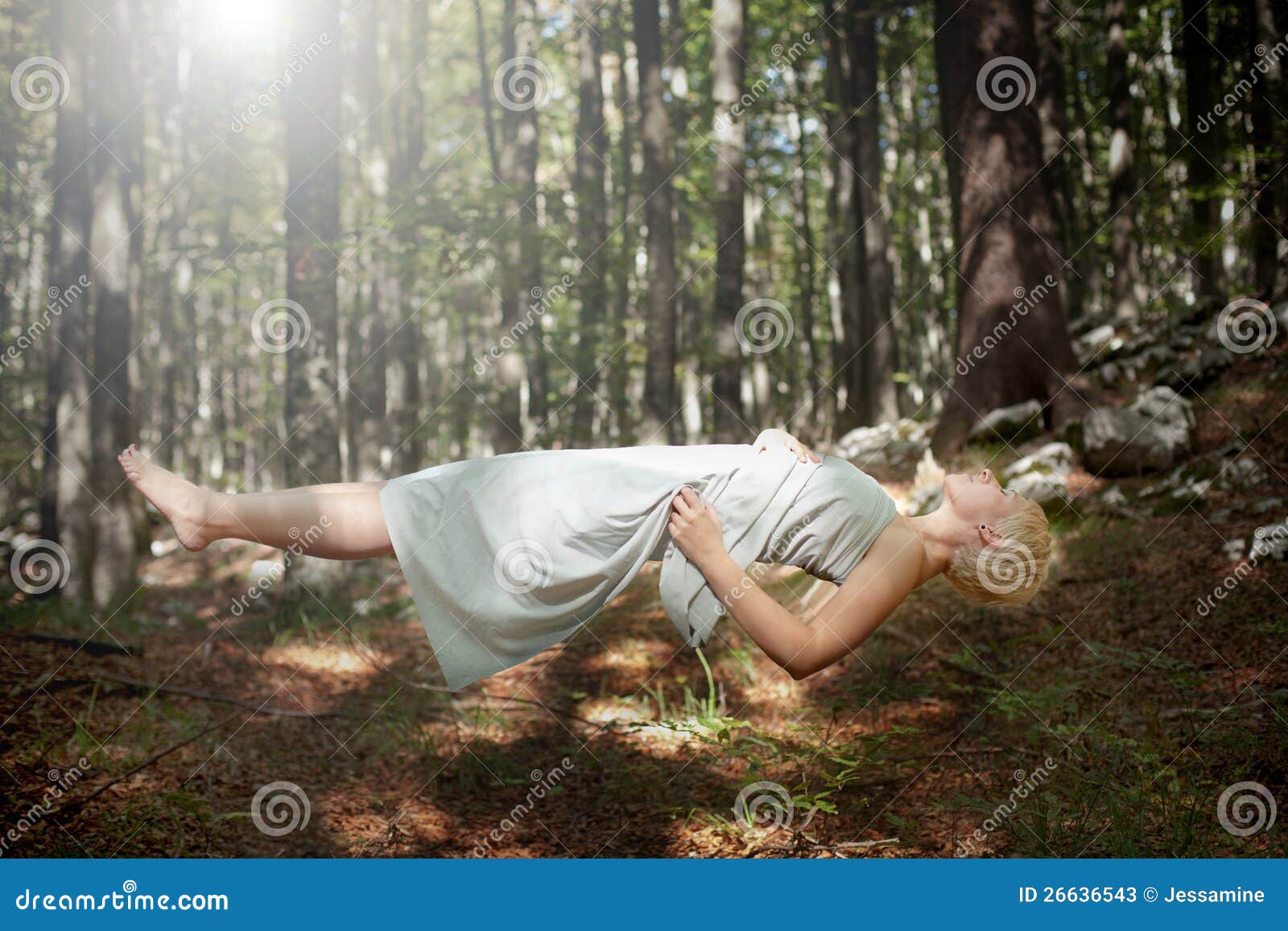 Levitating woman stock image. Image of creative, levitation - 26636543