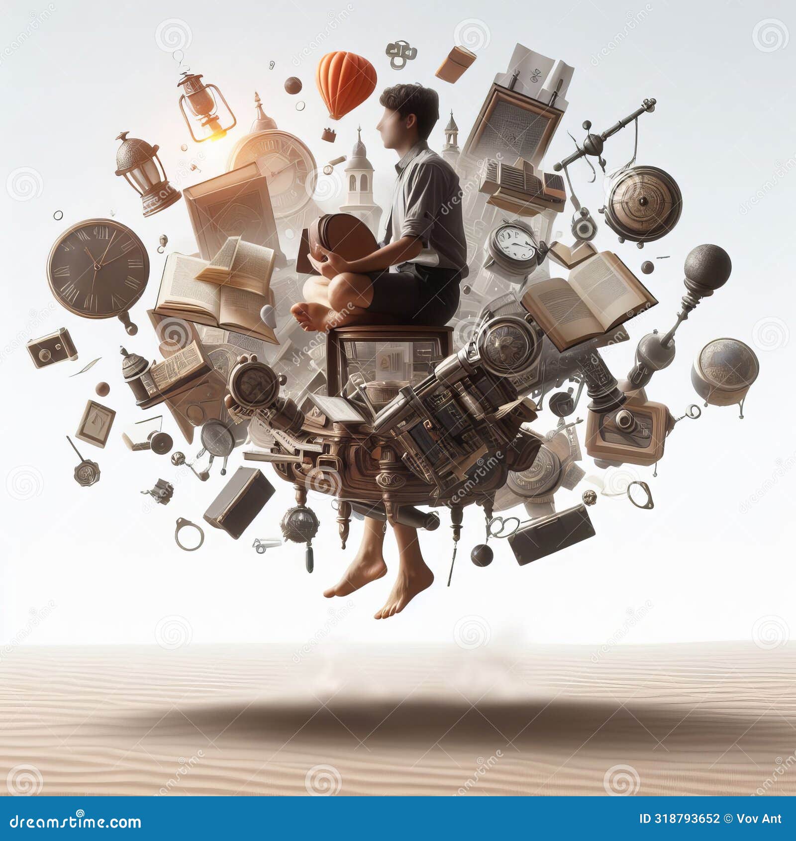 Levitation Effect a Surreal, Floating Effect that Gives the Ill Stock ...