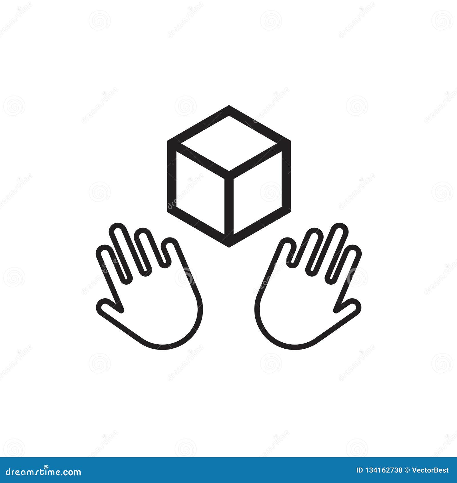 Levitation Icon Vector Sign and Symbol Isolated on White Background ...