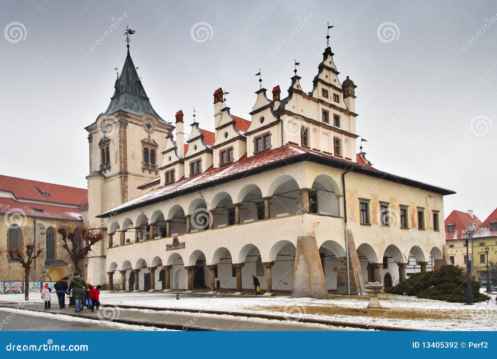 Levoca foto de stock. Imagem de igreja, quadrado, santo - 13405392
