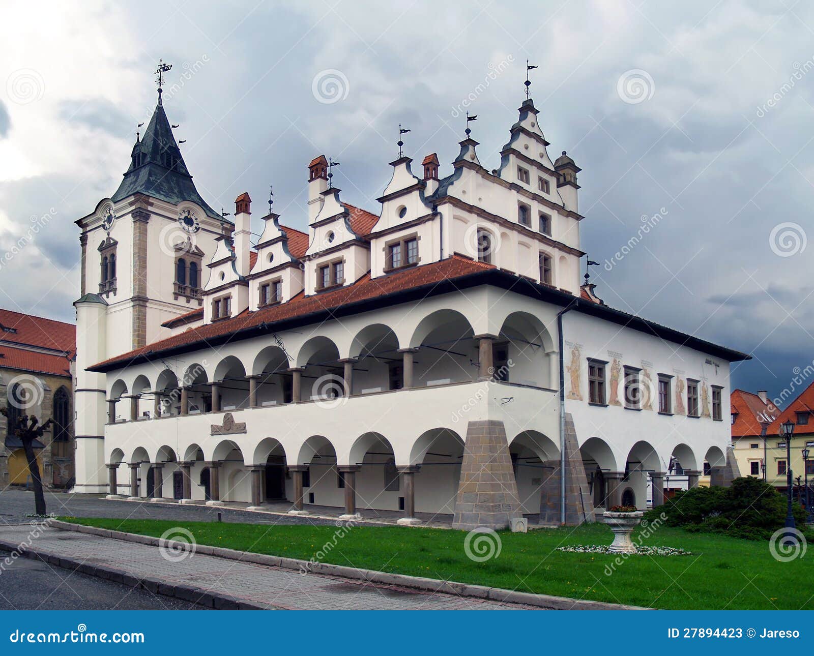 Levoca Old Town Hall, Slovakia Stock Image - Image of slovakia, levoca ...