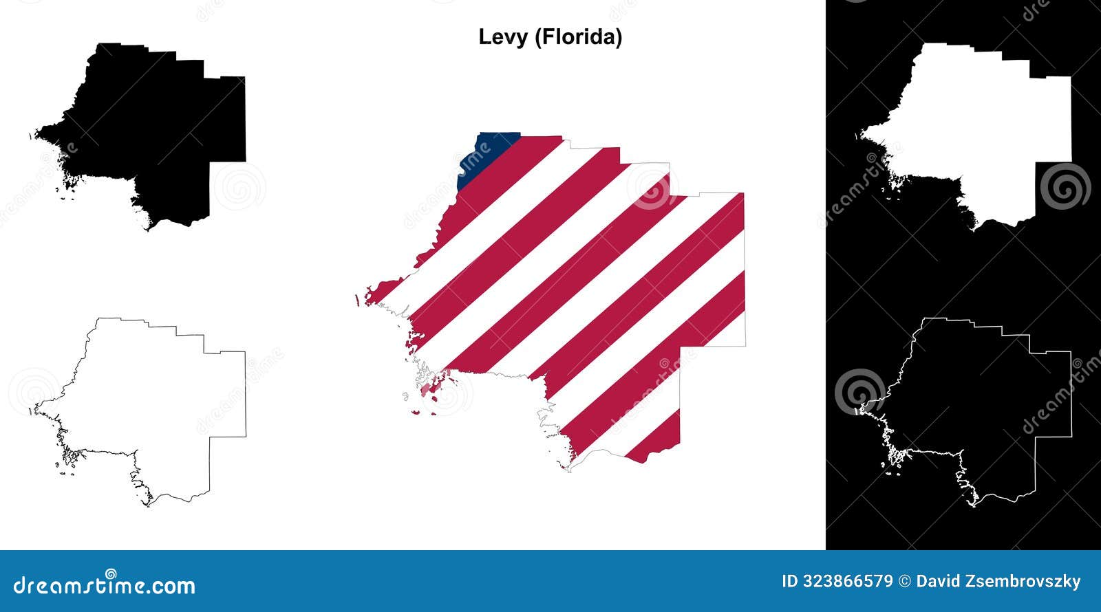 Levy Outline Map Cartoon Vector | CartoonDealer.com #323866579