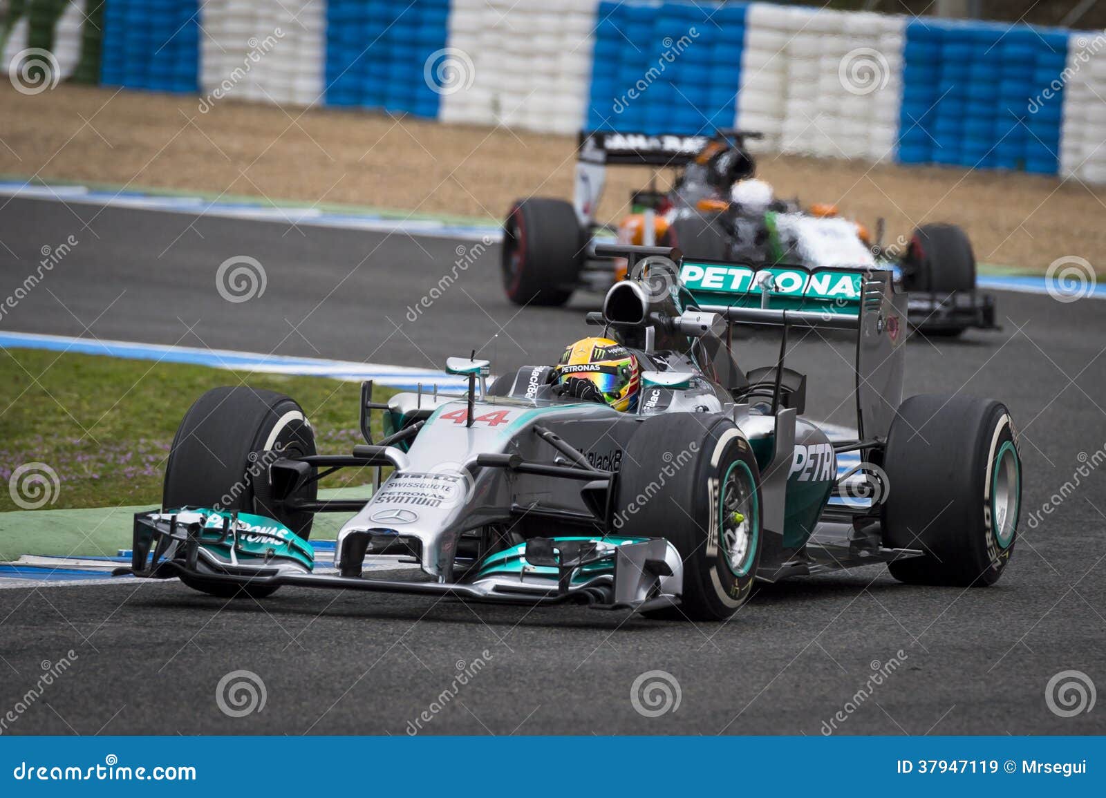 Lewis Hamilton 2014 Formula 1 Editorial Stock Image - Image of test ...