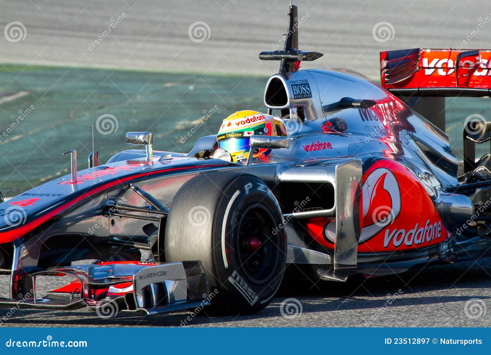 Lewis Hamilton driving editorial photography. Image of europe - 23512897
